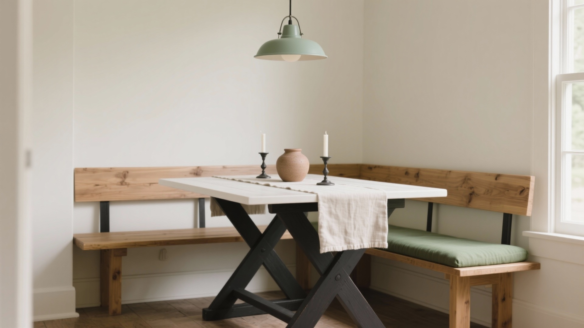 Small Farmhouse Table and Bench Ideas for Cozy Spaces
