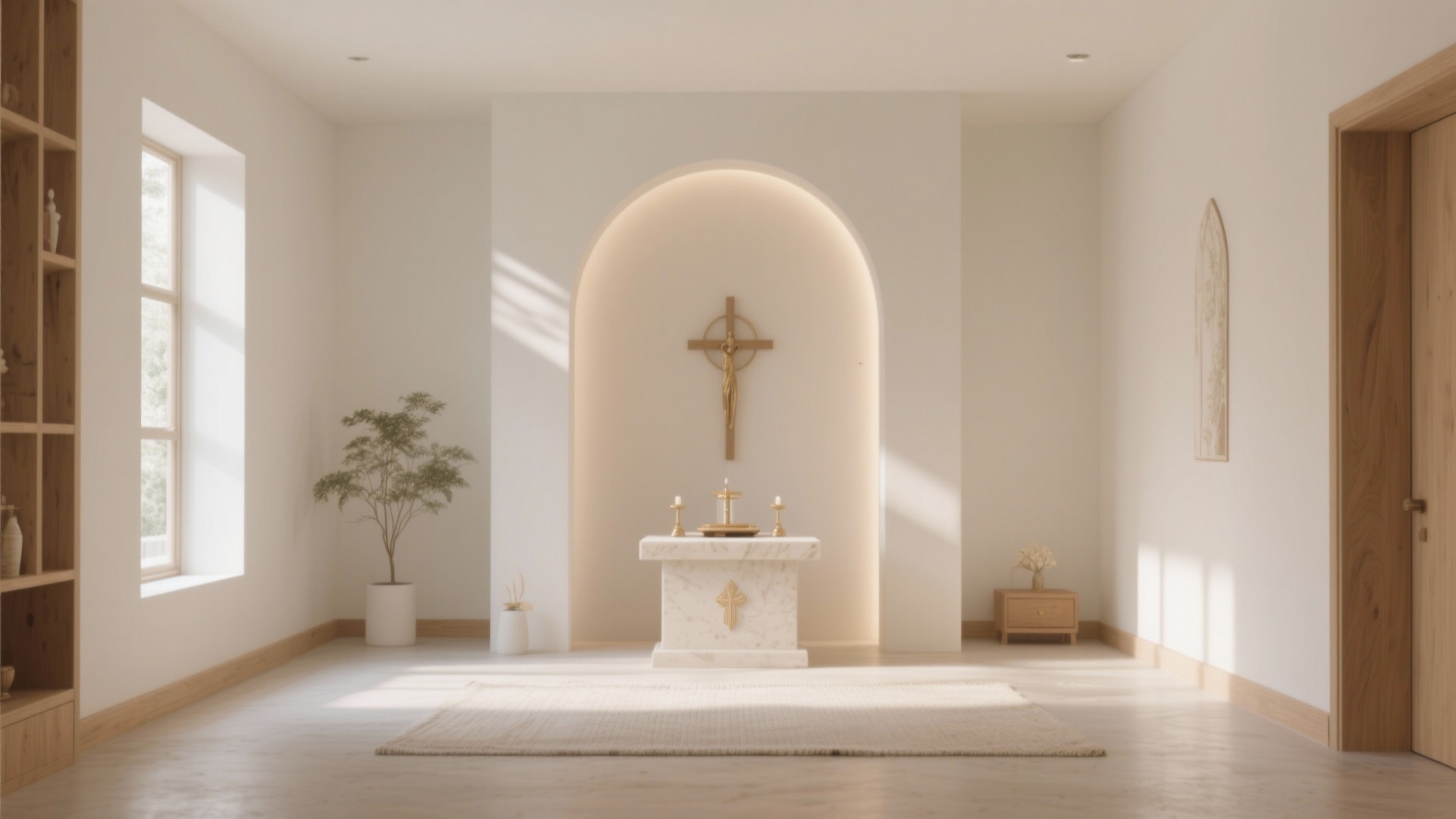 Small God Room Feels Cramped? 5 Small God Room Ideas