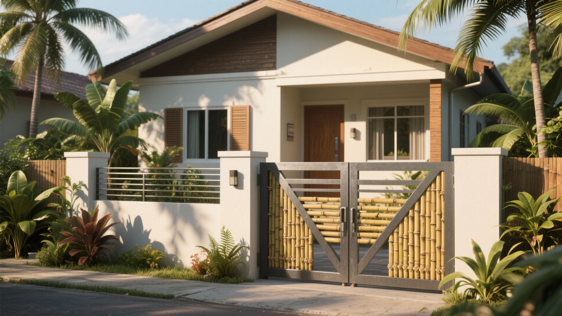 Cheap Gate Design for Small House Philippines: 5 Ideas