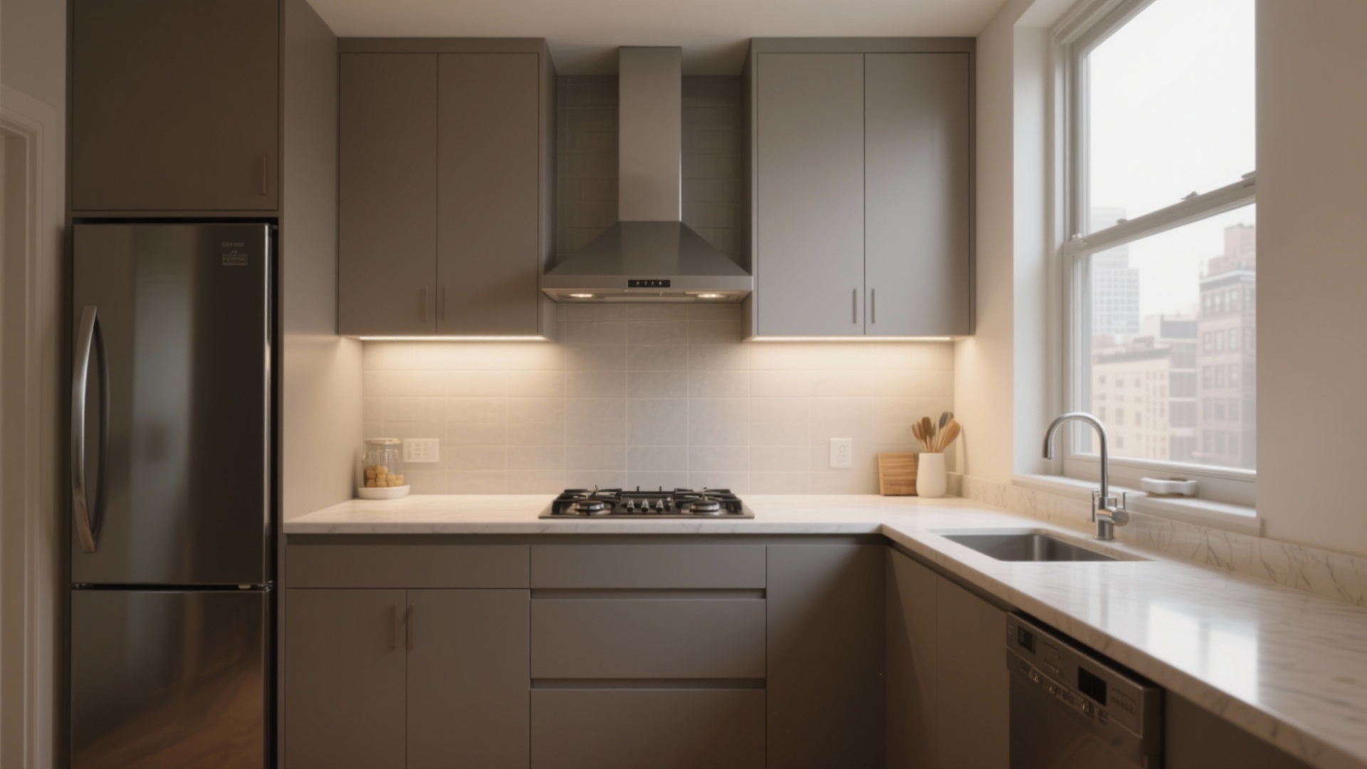 Straight-Line Kitchen Chimney Design Tips That Transform Small Spaces