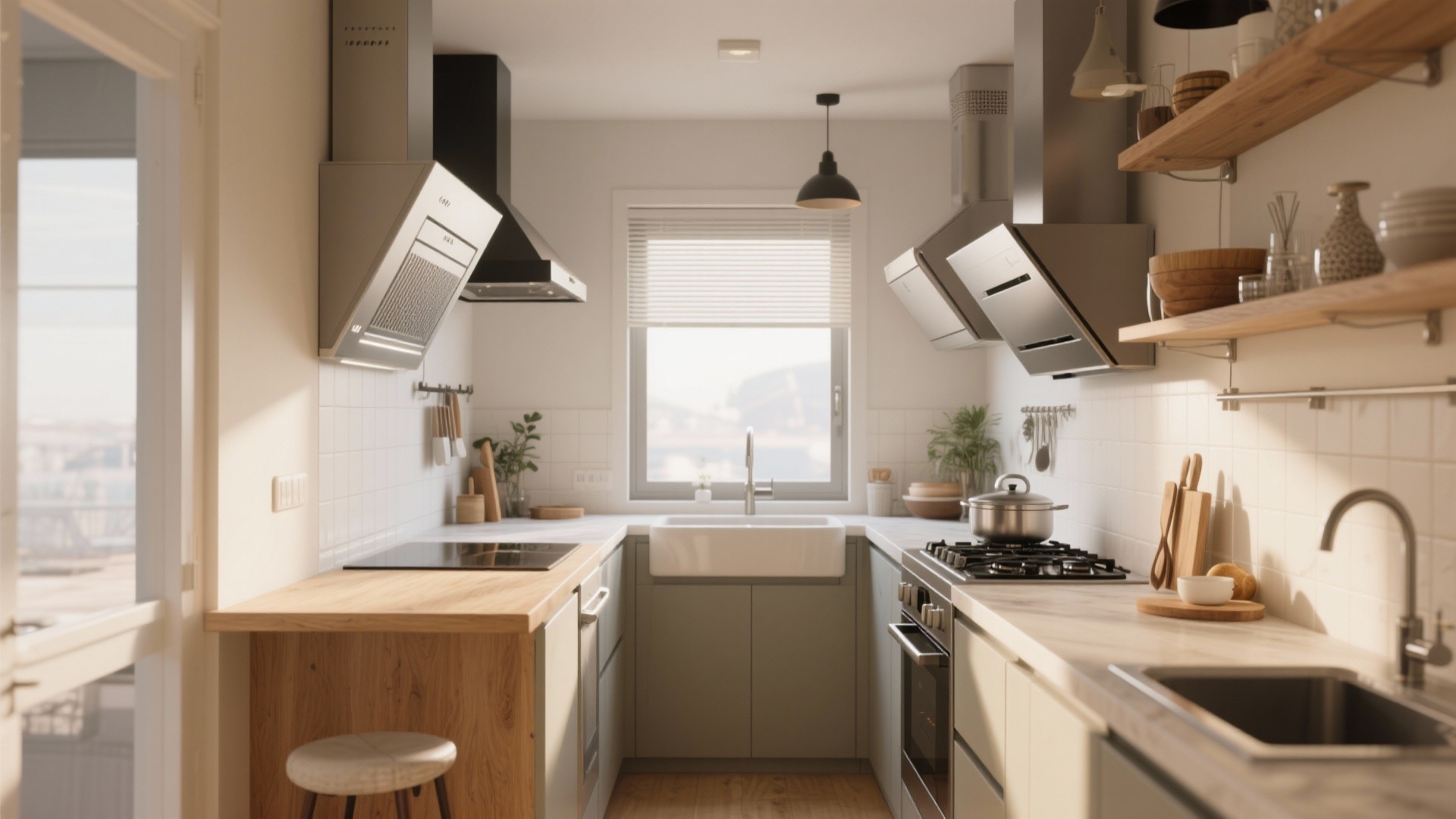 Kitchen Feels Smoky? 5 Small Kitchen Range Hood Ideas