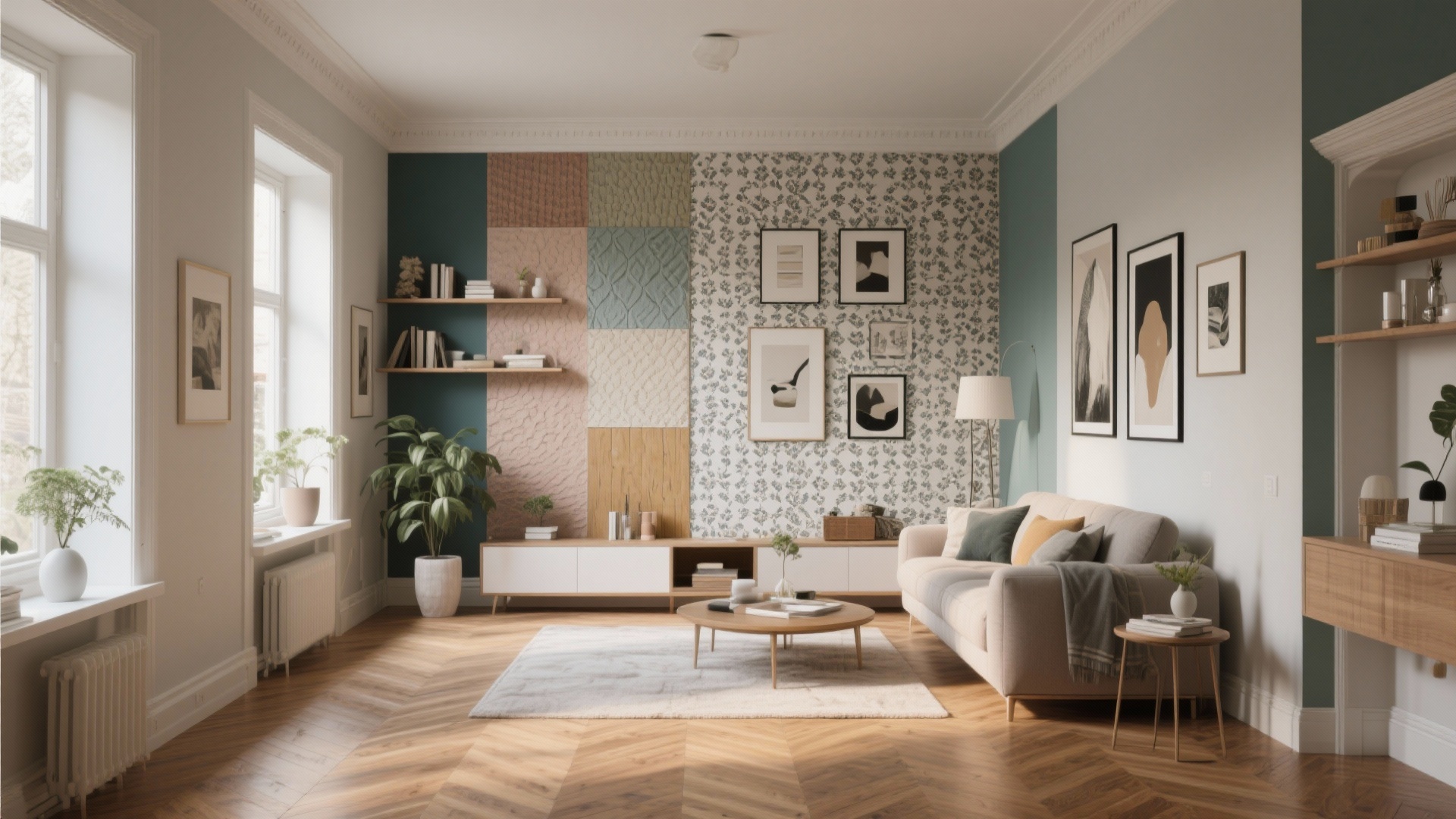 5 Living Room Wall Design Ideas