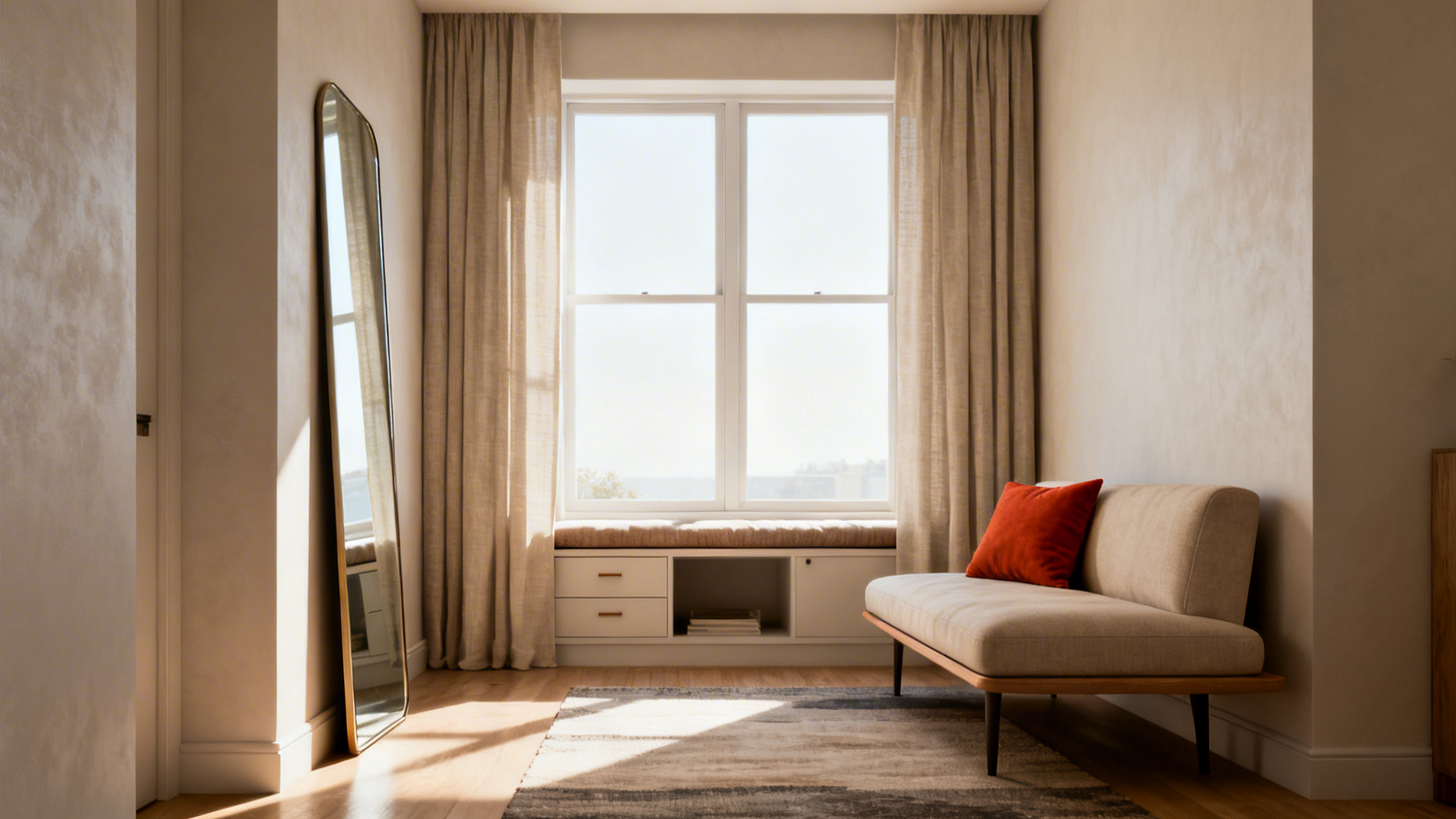 Small Living Room With Large Window Feels Cramped? 5 Fixes