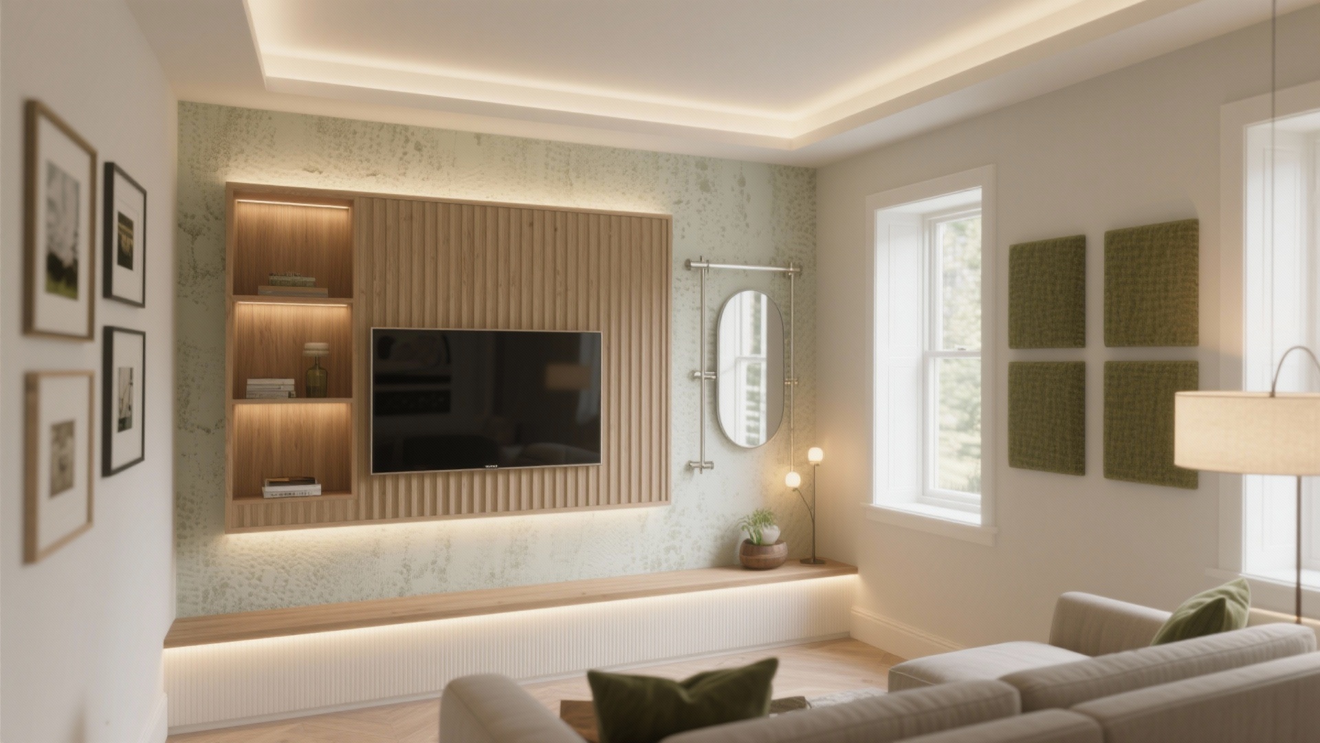 Living Room Walls Feel Blank? 5 Living Room Wall Design Ideas