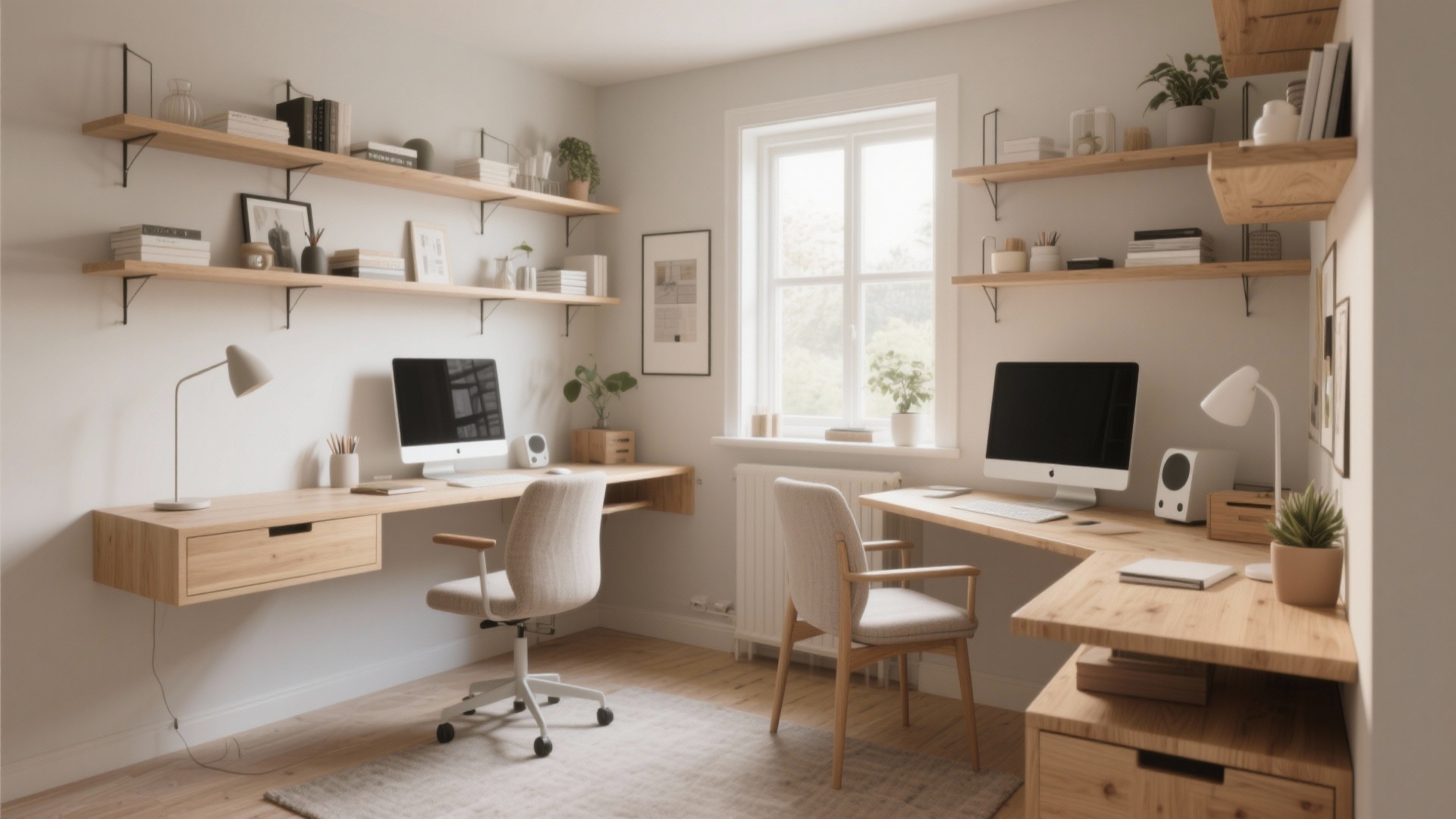 10 Desk Office Design Ideas for Small Spaces