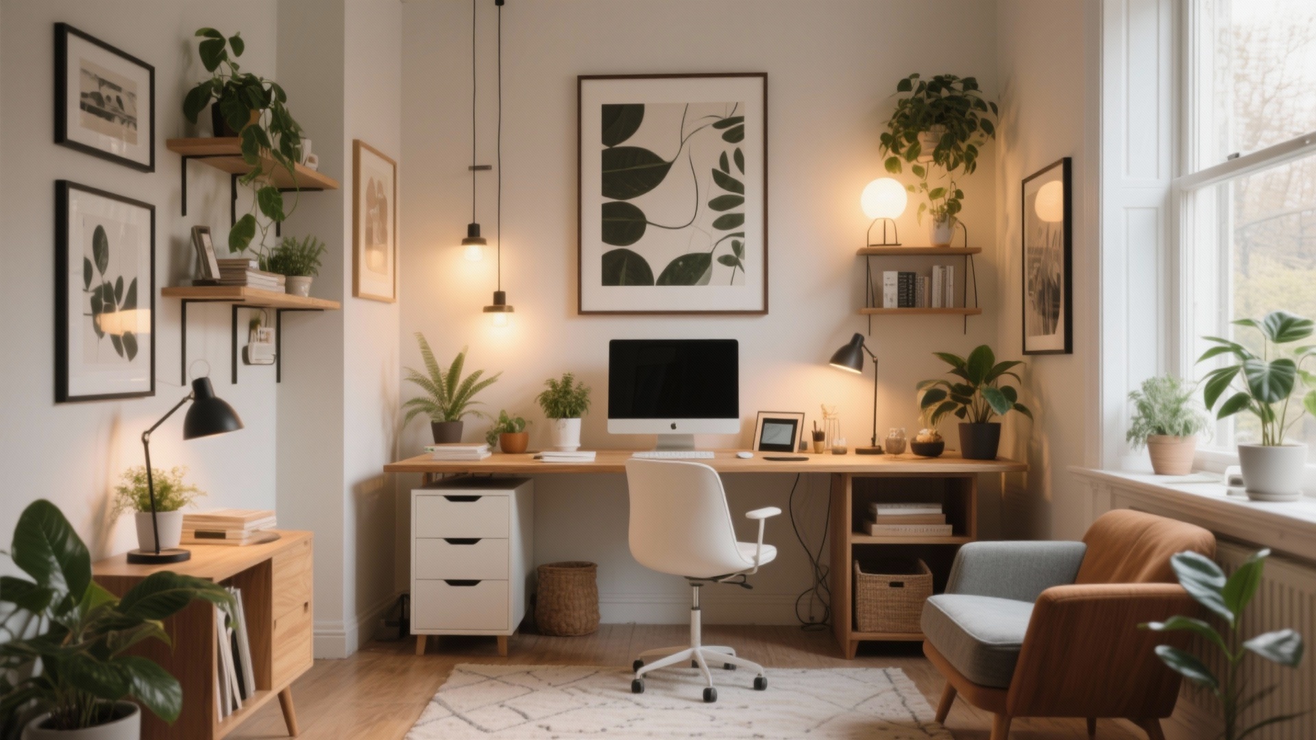 Small Office Decoration Ideas to Fix a Dull Tiny Office