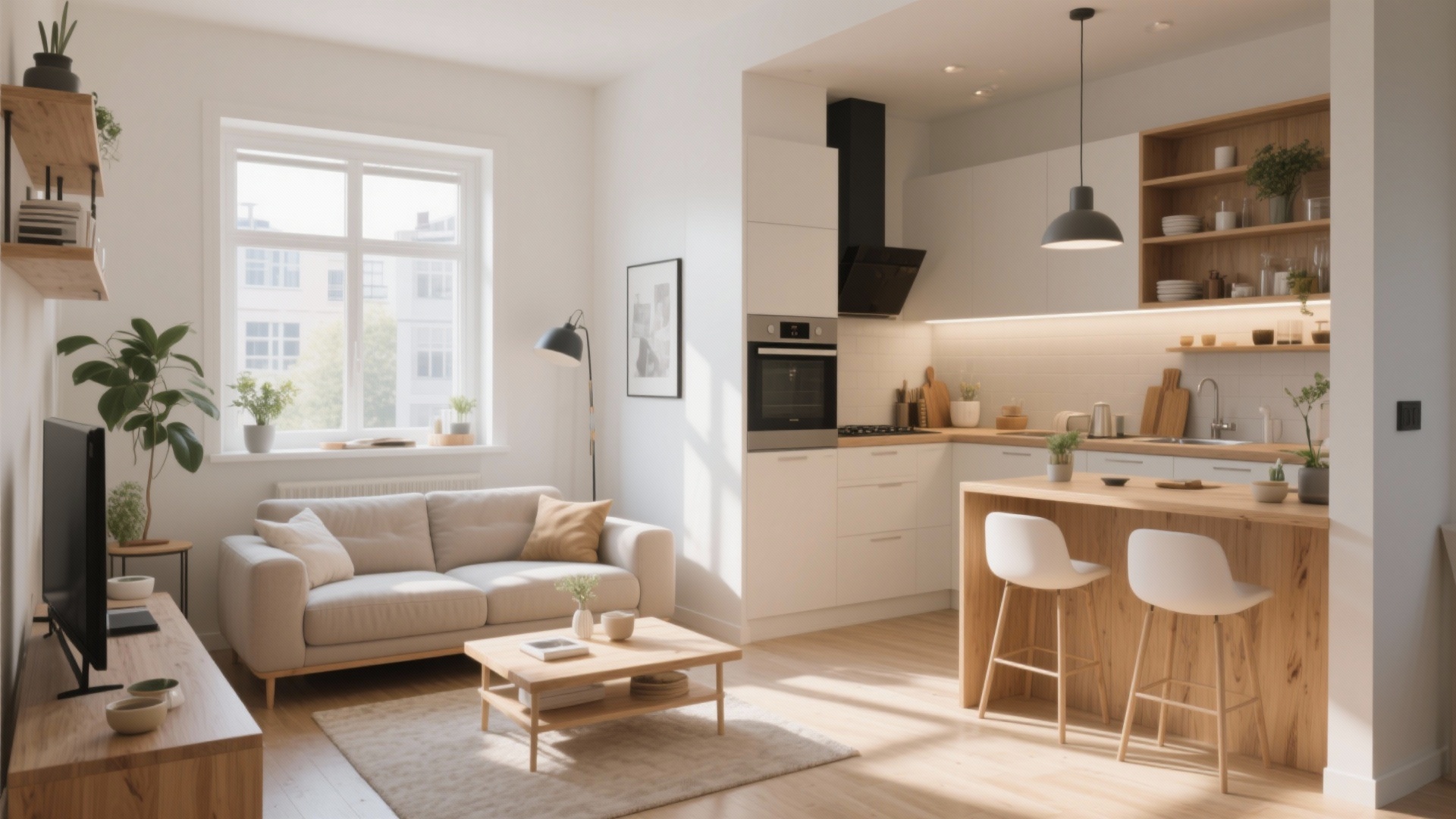 10 Small Open Kitchen Living Room Ideas