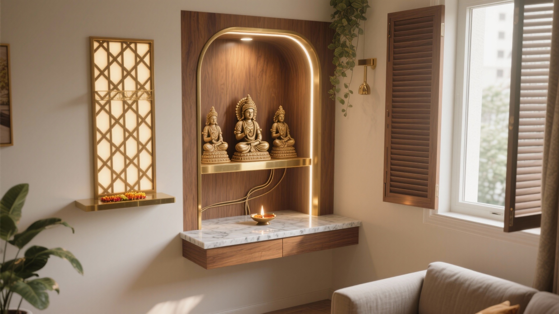 Small Pooja Unit Designs for Tiny Apartments: 5 Space Fixes