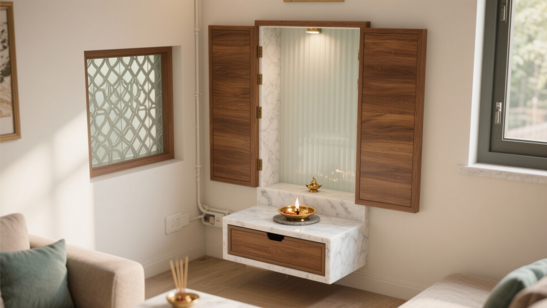 Small Puja Room Design: 5 Smart Ideas