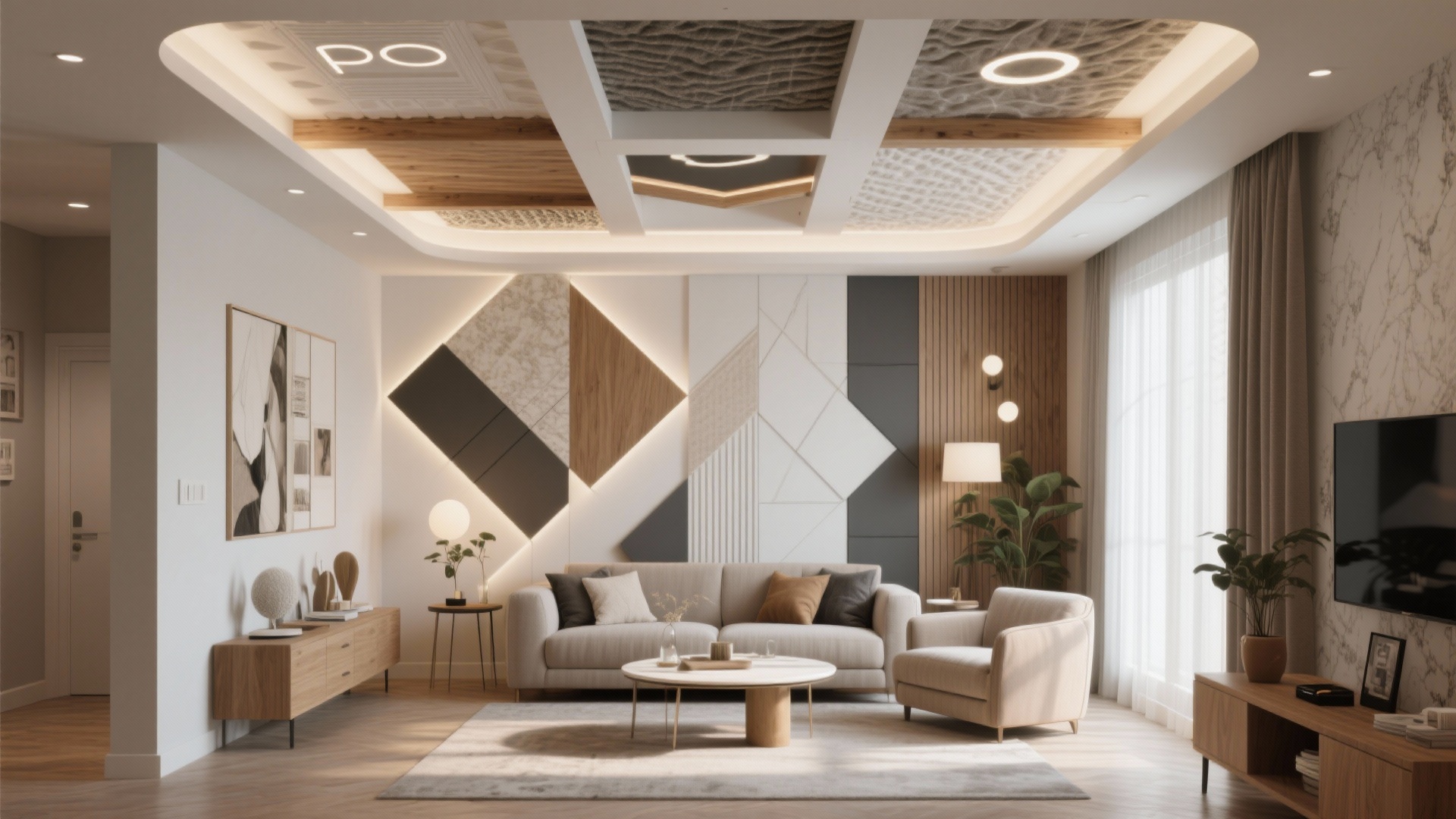Small Drawing Room Feels Cramped? 5 False Ceiling Designs