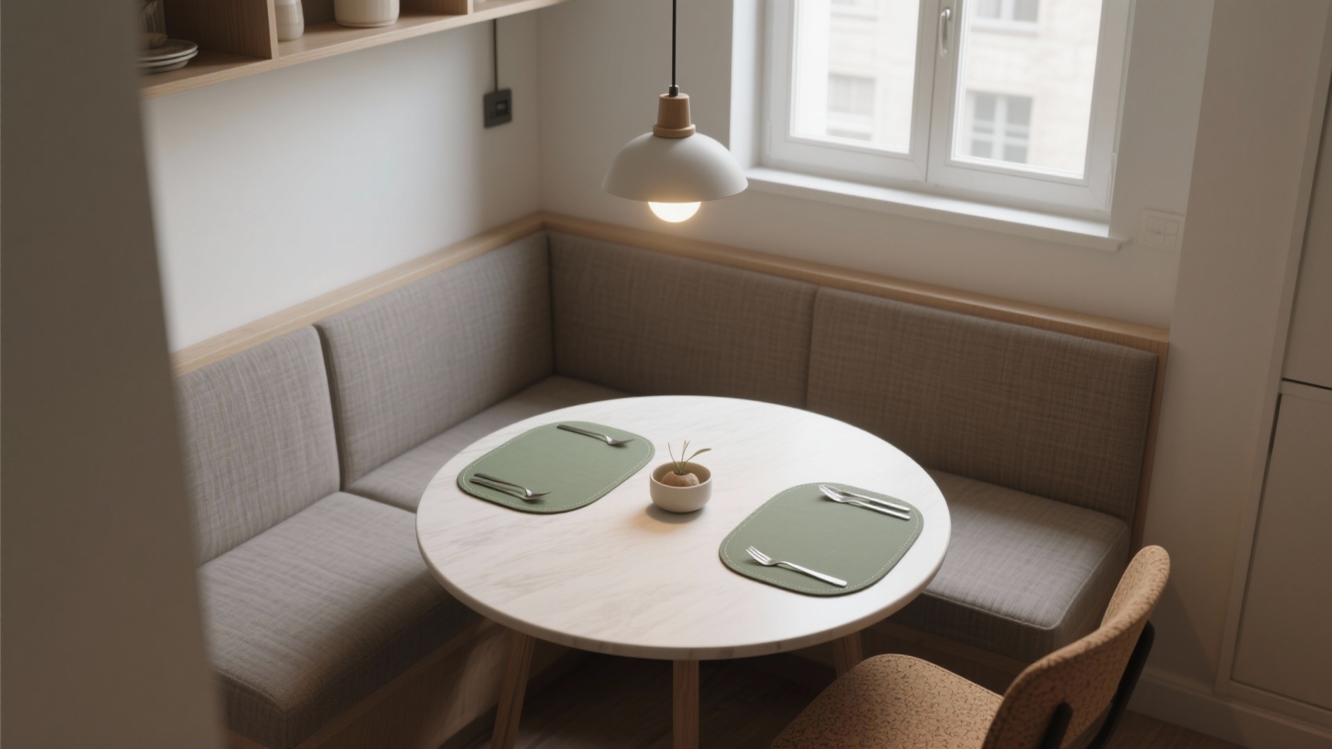 Round Table Too Crowded? Small Placemats for Round Table