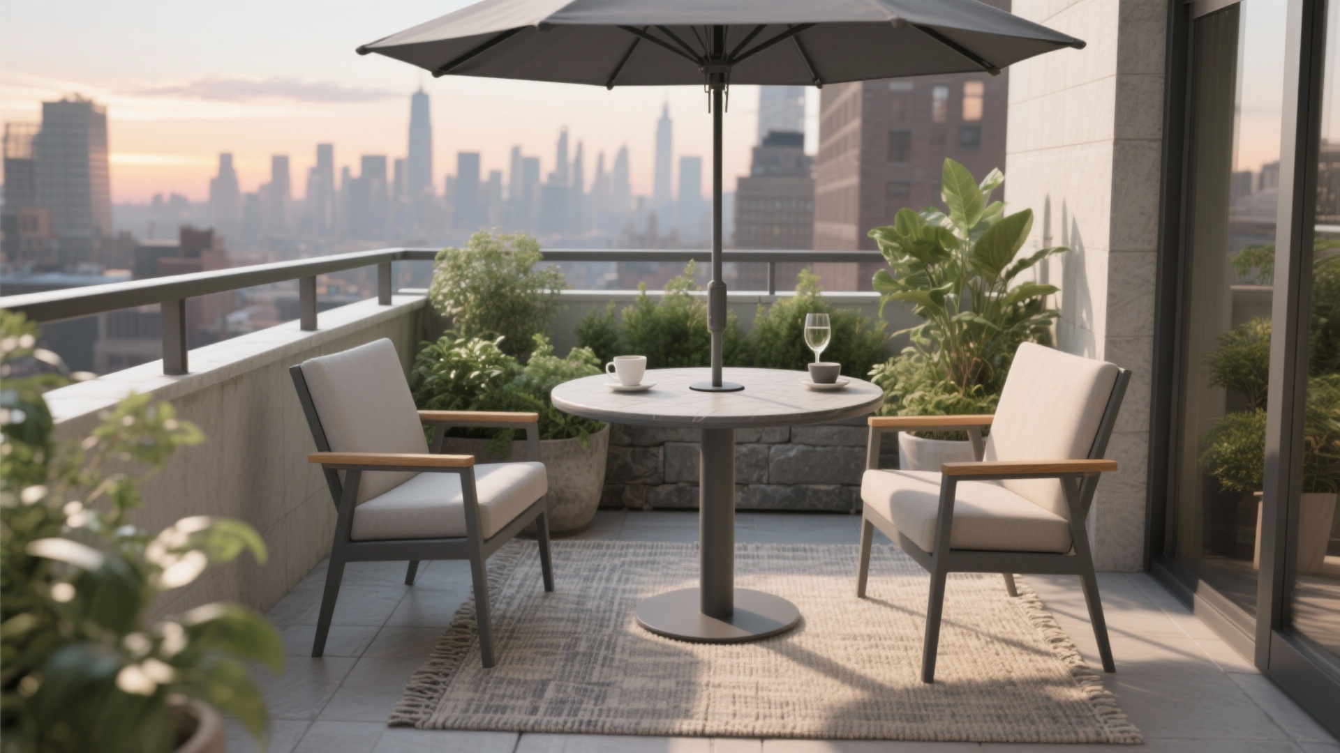 Small Round Patio Table with Umbrella Hole: Space-Saving Outdoor Solutions