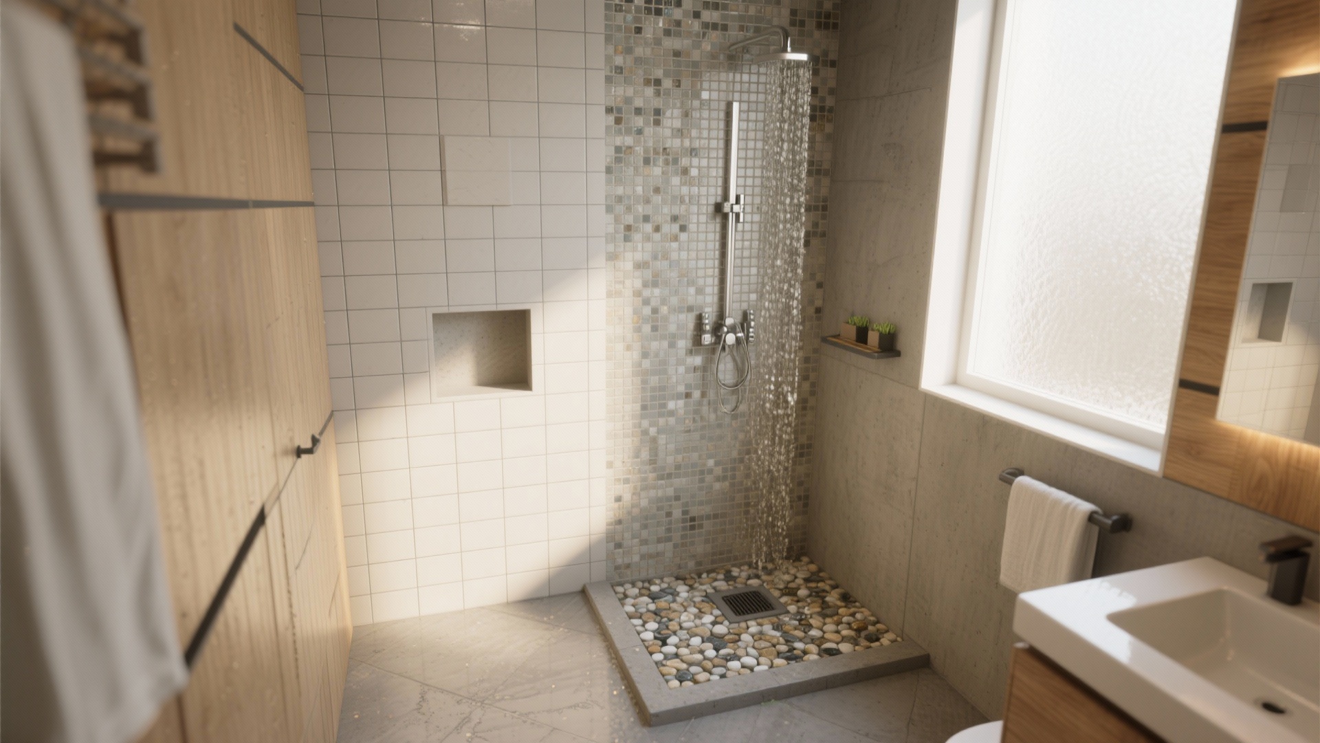 Small Bathroom Tile Ideas with Shower — 5 Designs