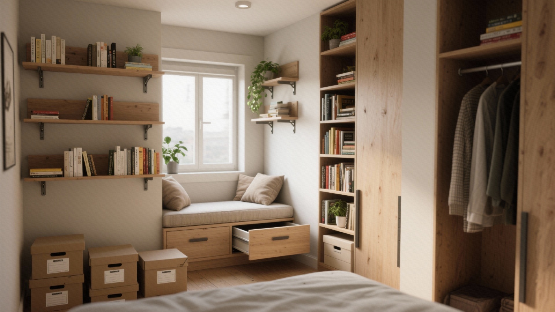 No Room for Books? 5 Small Space Book Storage Ideas