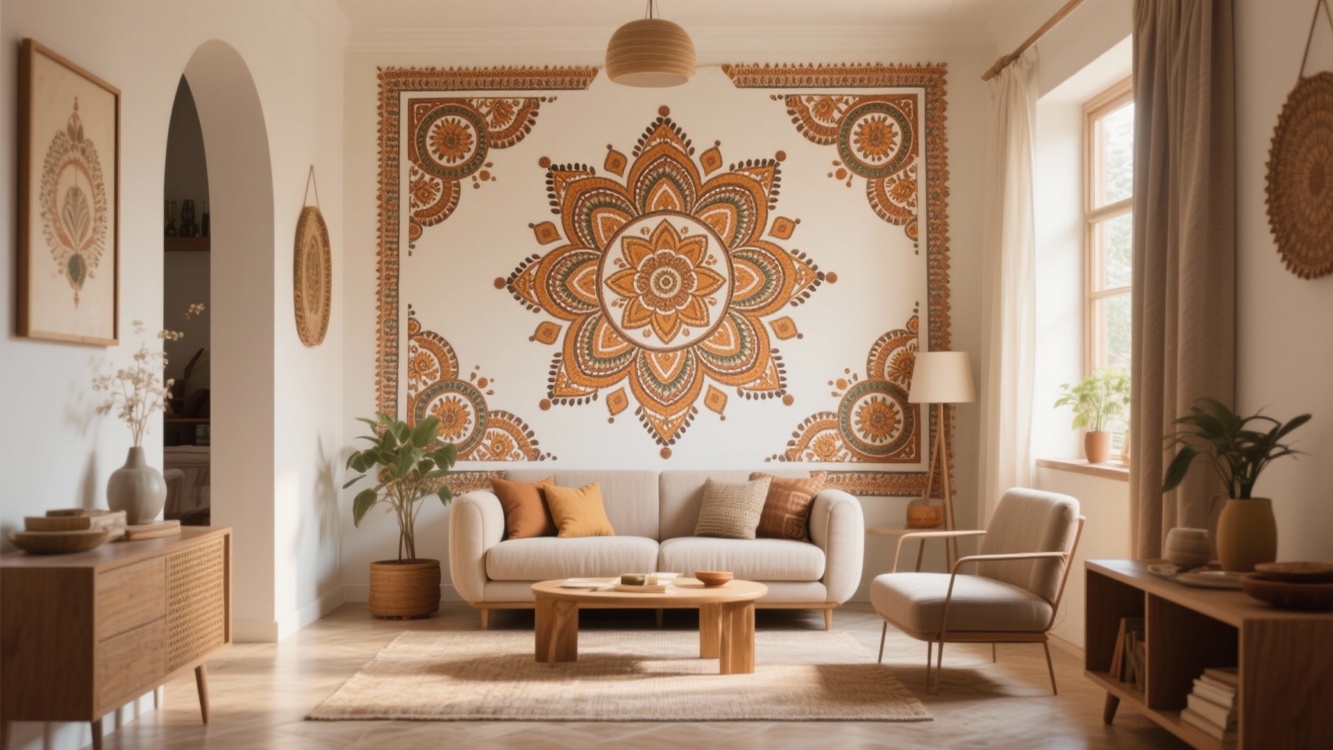 5 Stunning Wall Rangoli Designs