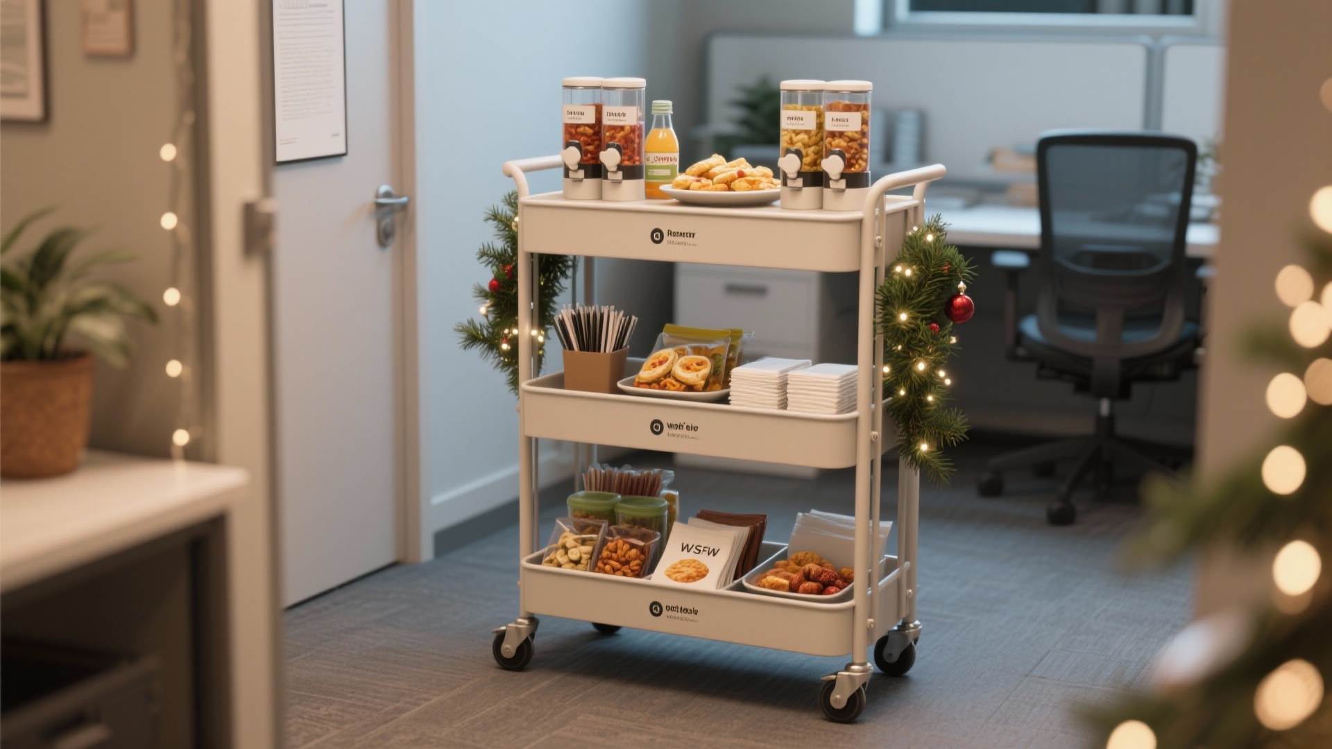 Office Too Small? 5 Small Office Christmas Decor Ideas