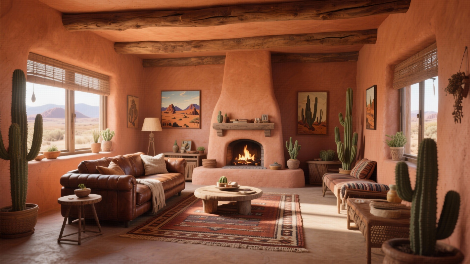 Living Room Feels Cold? Southwestern Living Room Ideas