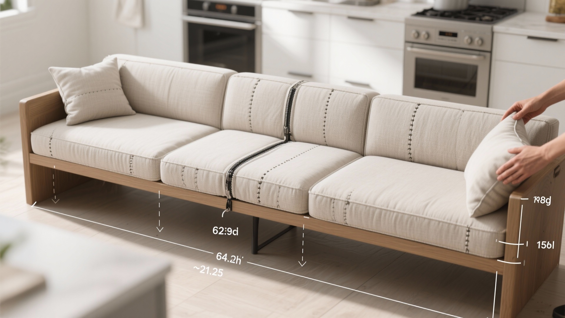 64 in x 16.25 in Dining Bench Cushion Ideas (5)