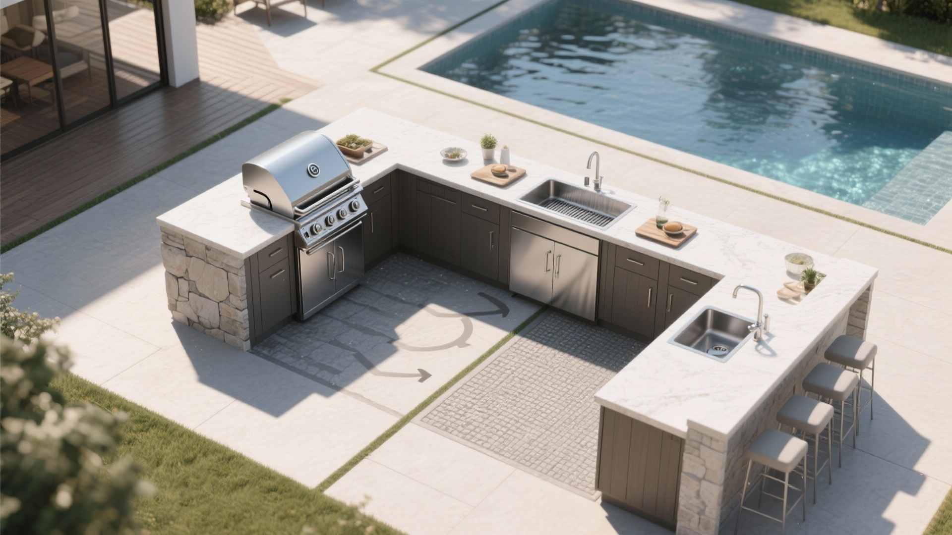 5 Outdoor Pool Kitchen Ideas for Every Budget