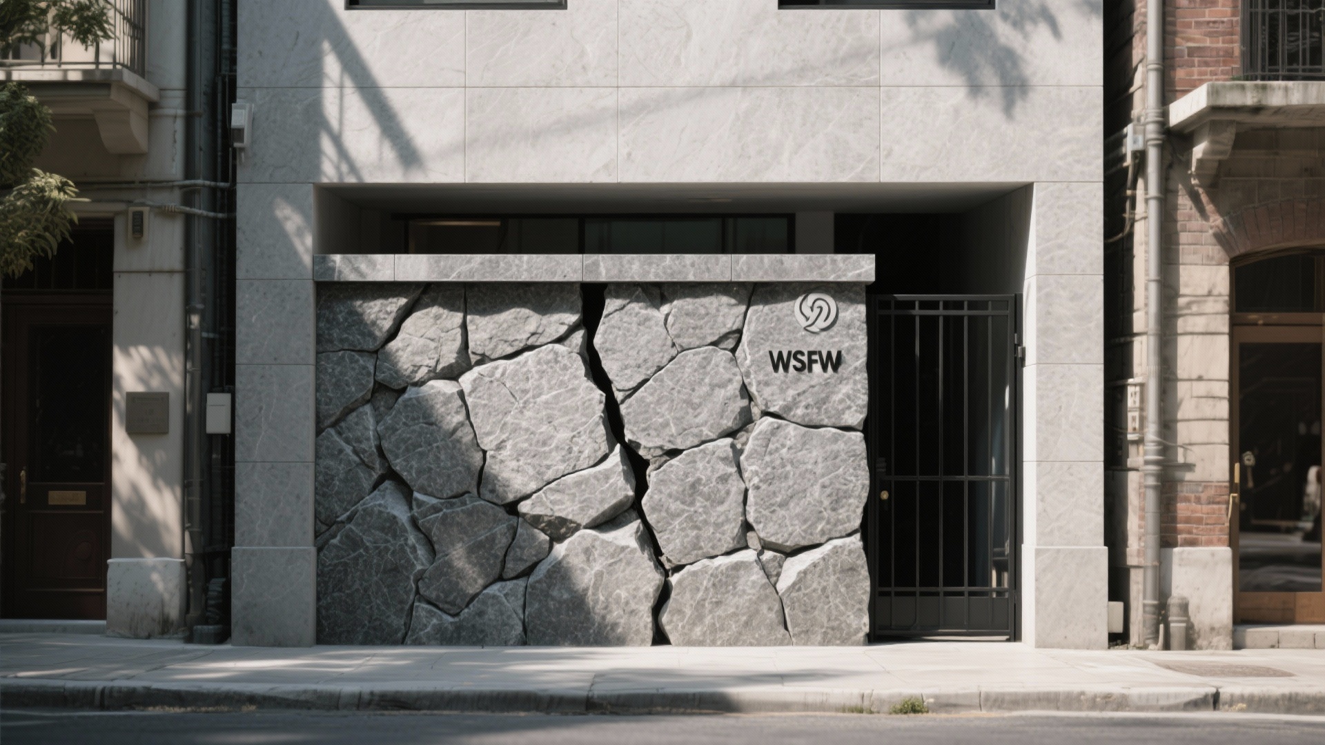 5 Front Wall Granite Designs for Small Entries