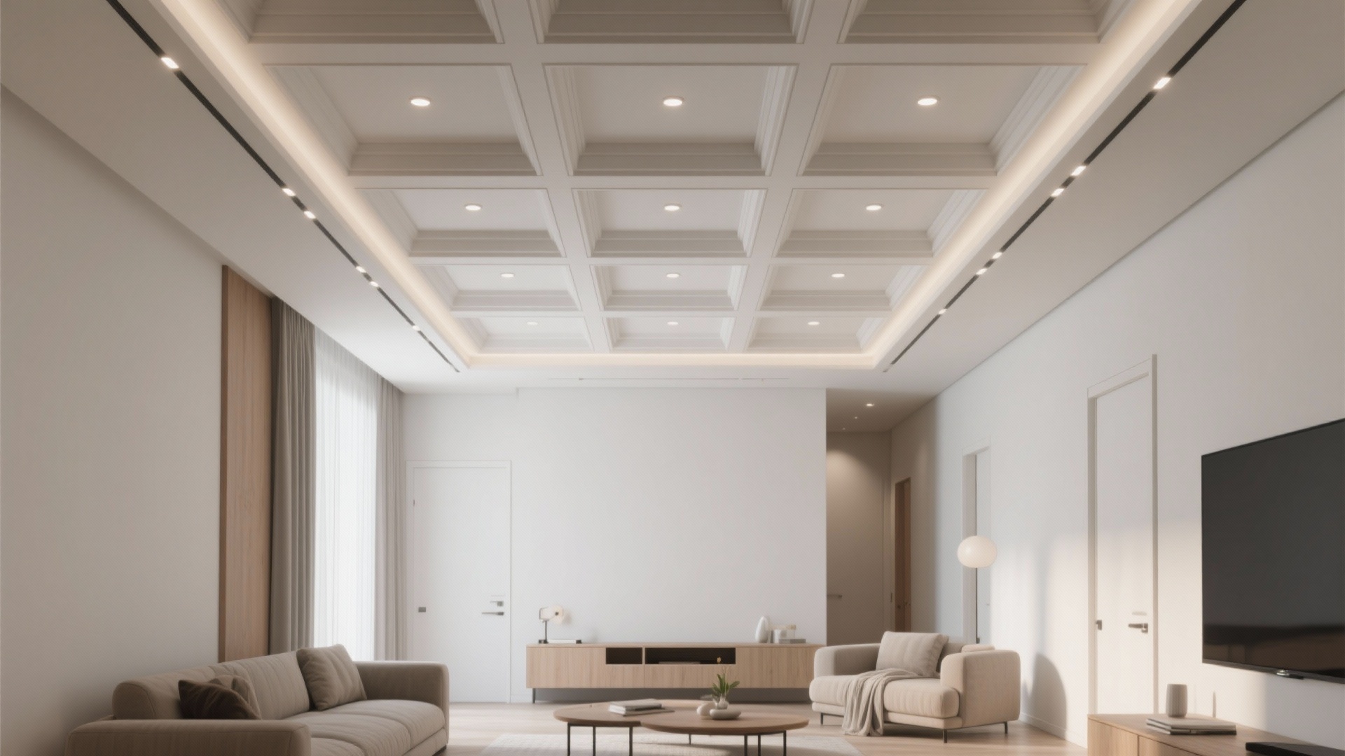 5 Square False Ceiling Designs for Hall