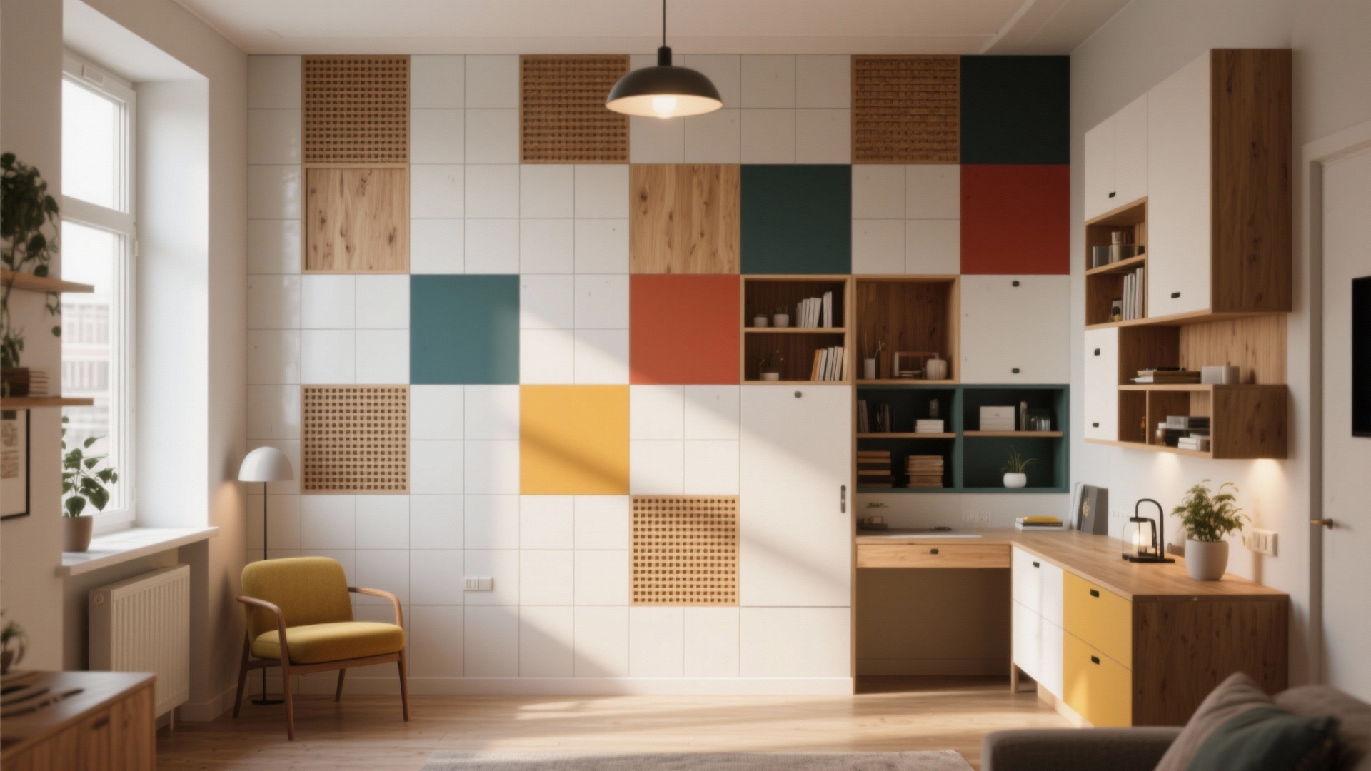 Blank Wall Feels Flat? 5 Square Wall Design Ideas for Small Rooms
