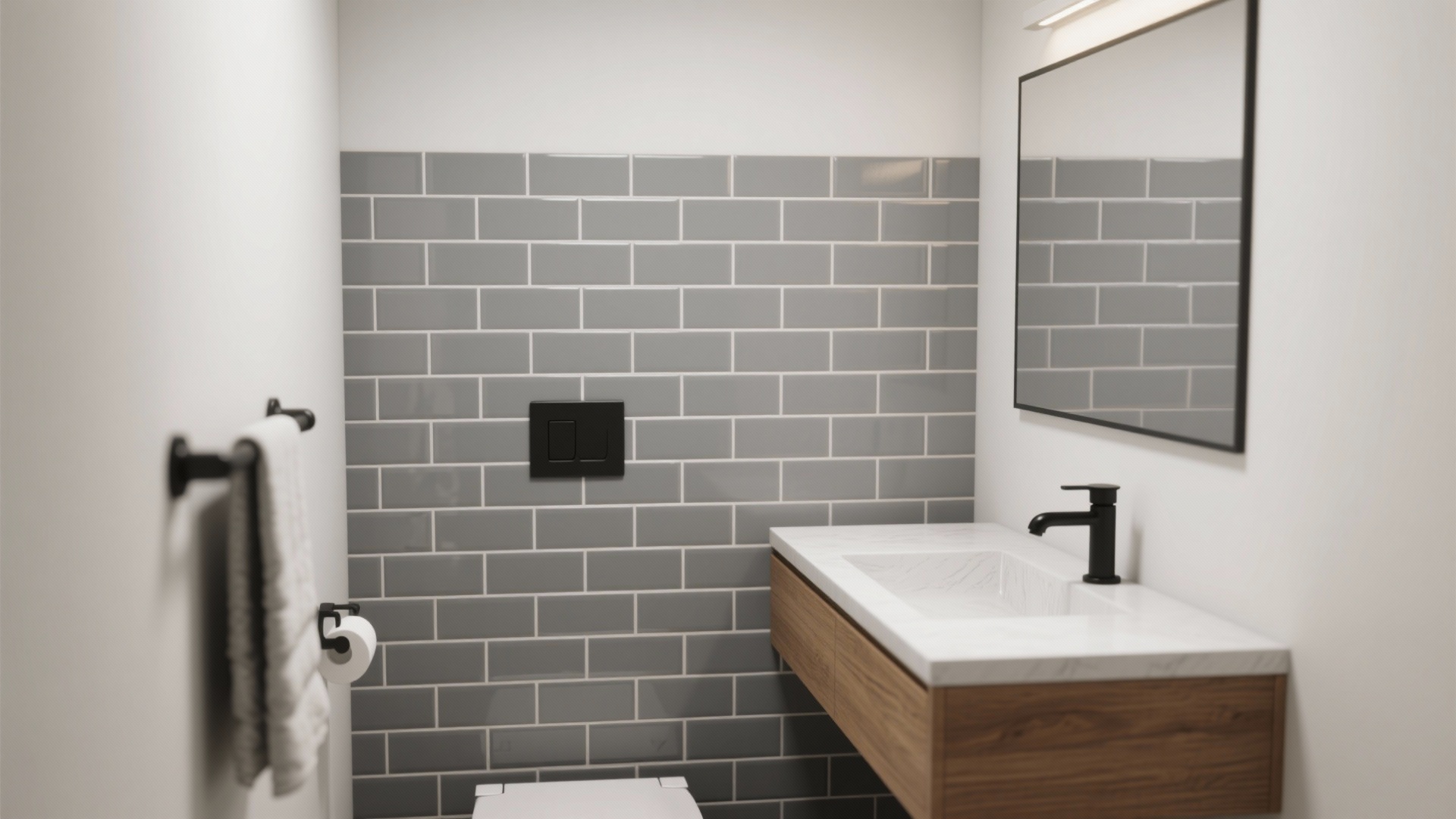 Gray Subway Tile Bathroom Ideas — 5 Inspirations