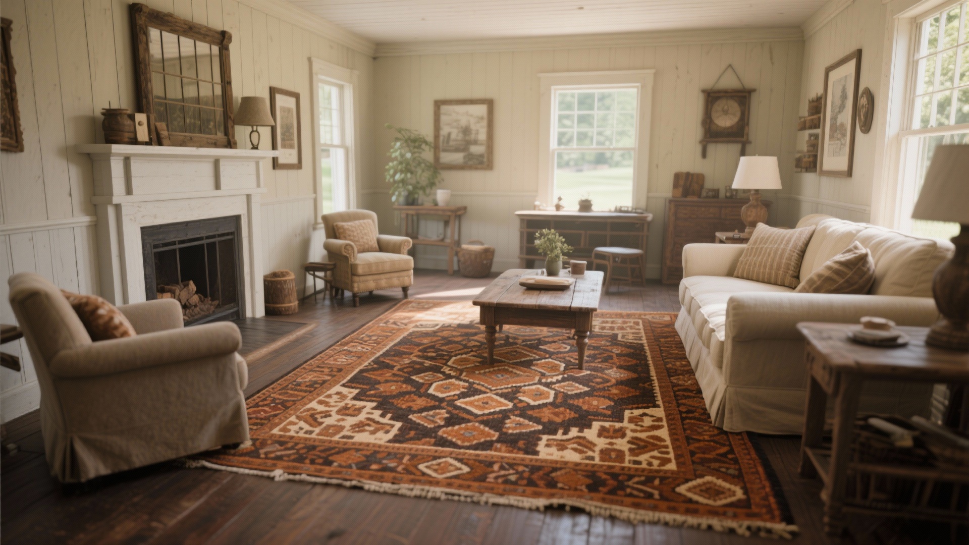 10 Small Space Living Room Ideas for a 1970's Colonial Farmhouse