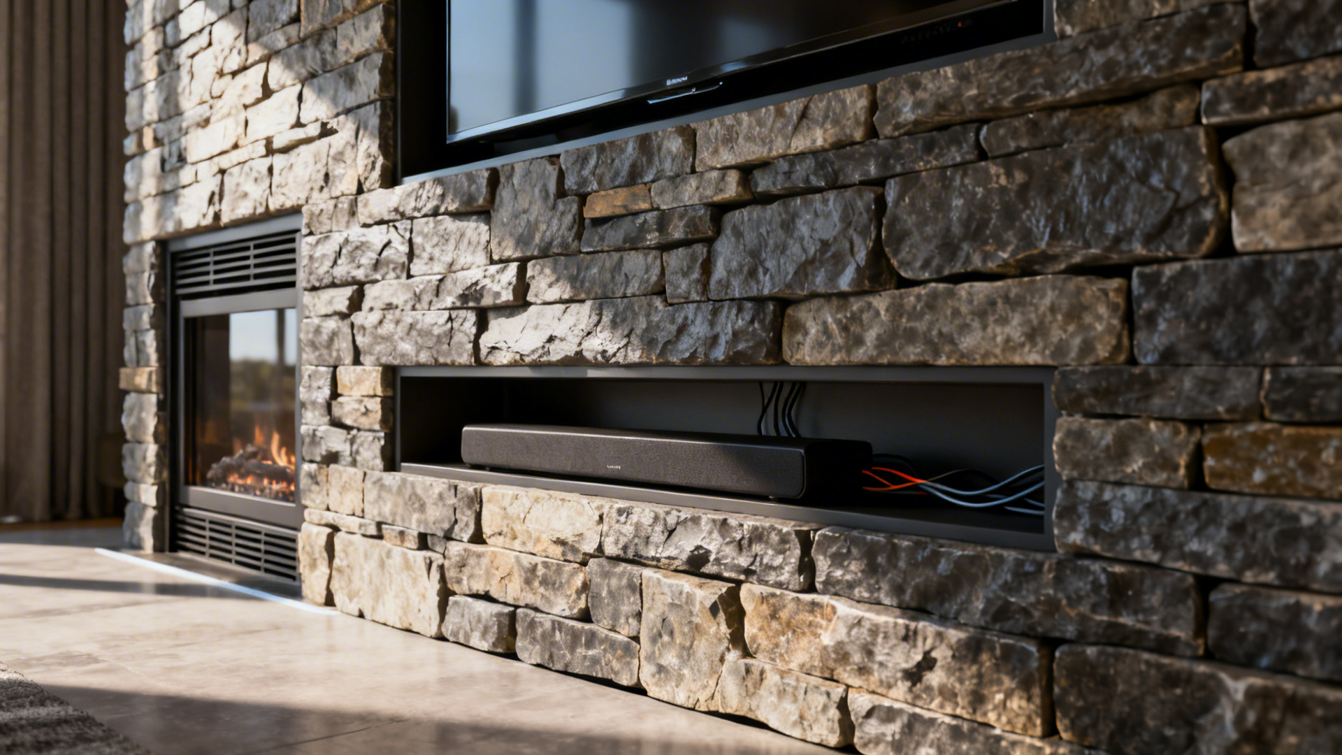 Fireplace TV Stand Living Room Ideas for Small Layouts