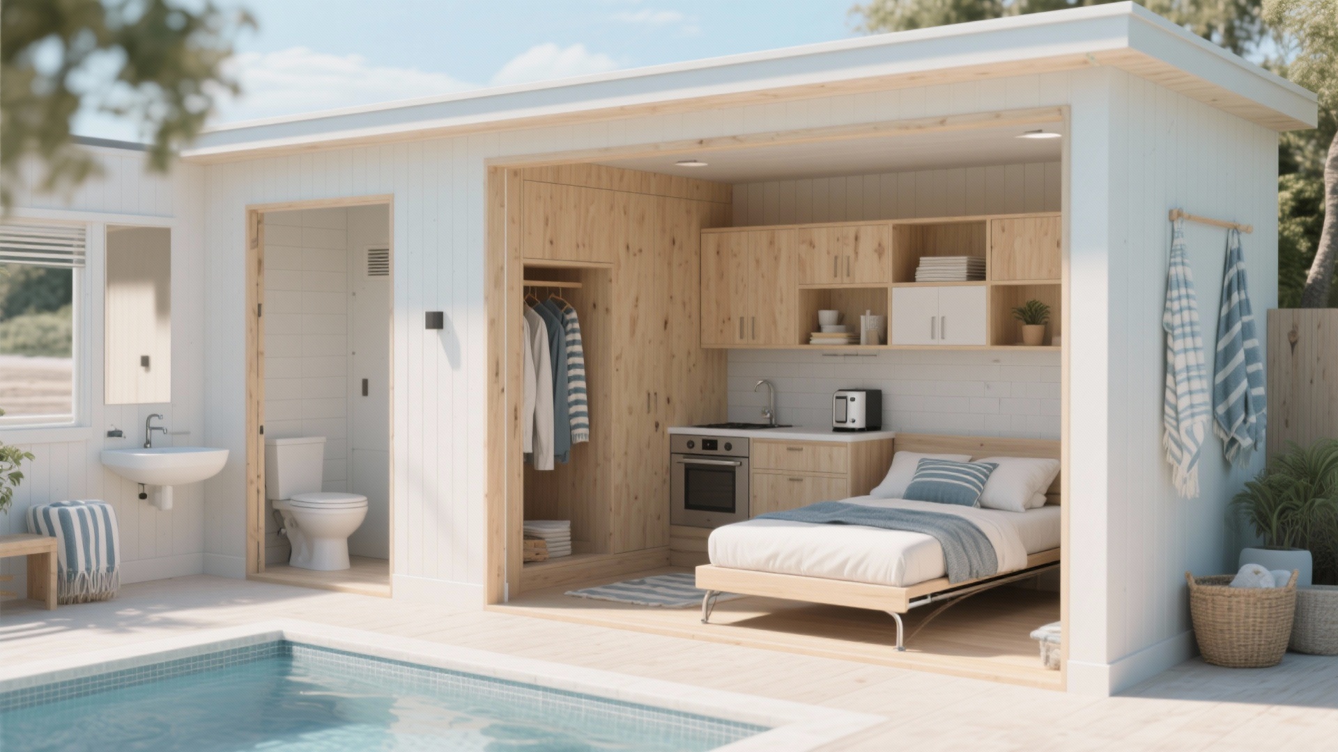 5 Pool House Ideas with Bathroom