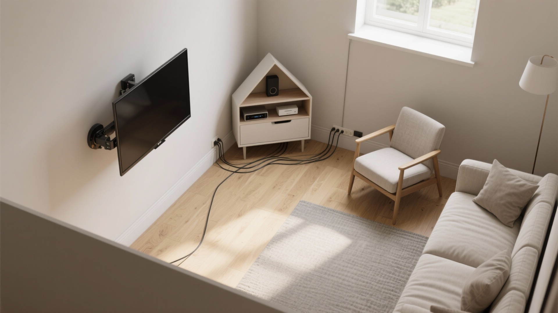 5 Corner TV Cabinet Designs for Living Room