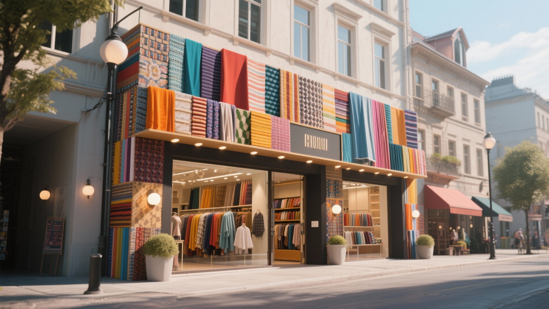 Textile Shop Exterior Plain? 10 Facade Ideas That Attract