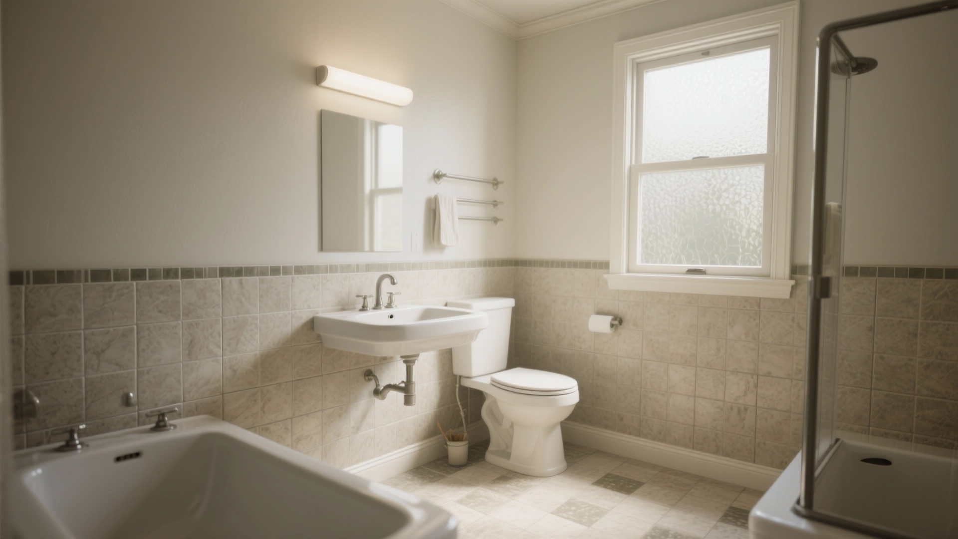 Half Tiled Bathroom Ideas — 5 Stylish Ways