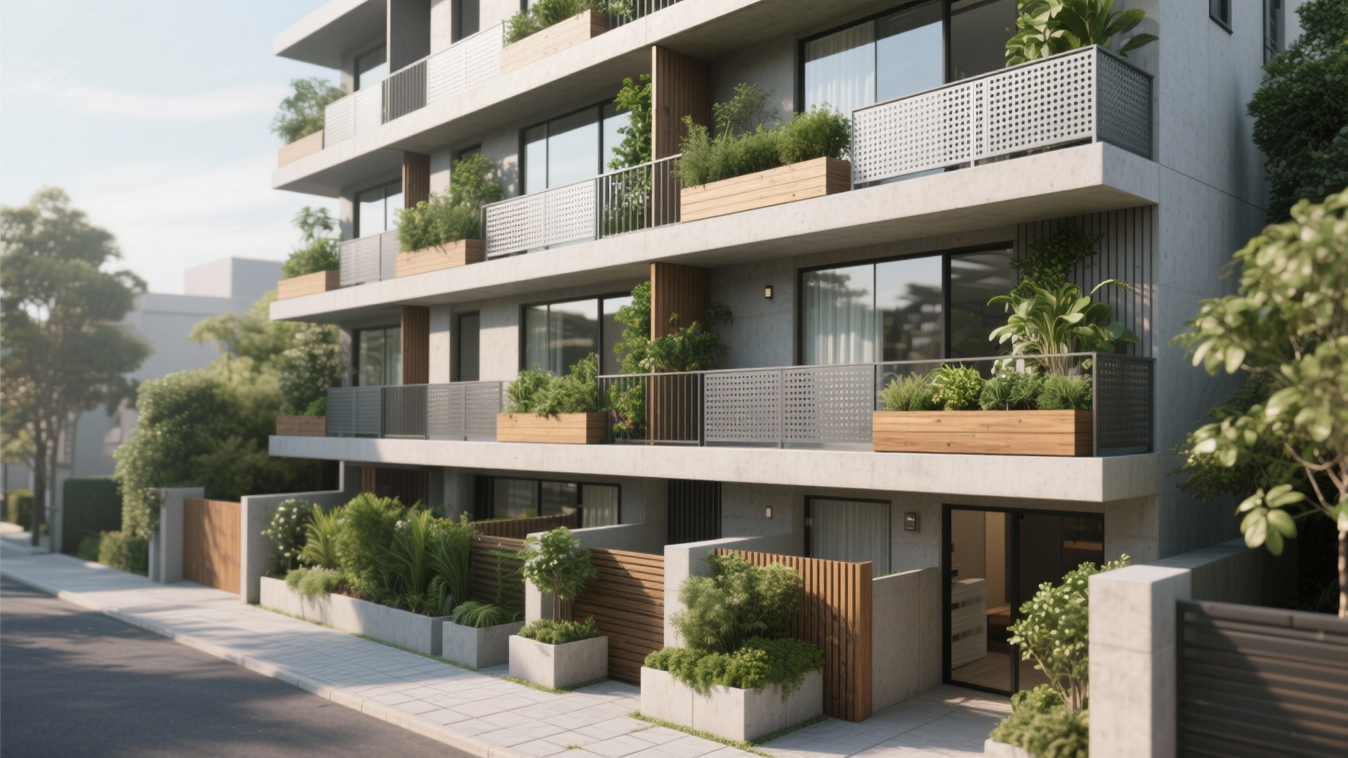 3 Floor House Design with Balcony: 5 Smart Ideas