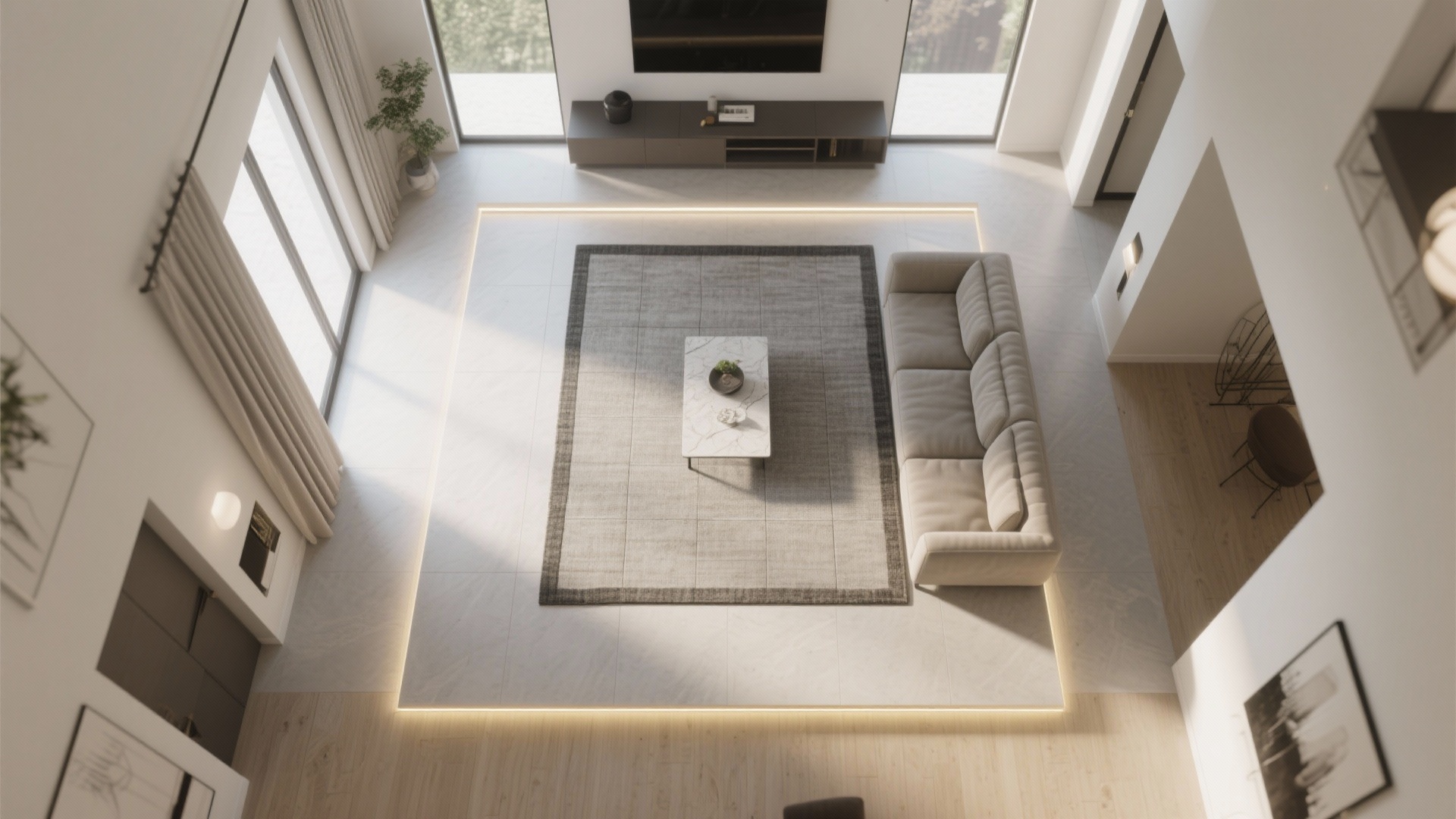 5 Living Room Modern Floor Tiles Design Ideas