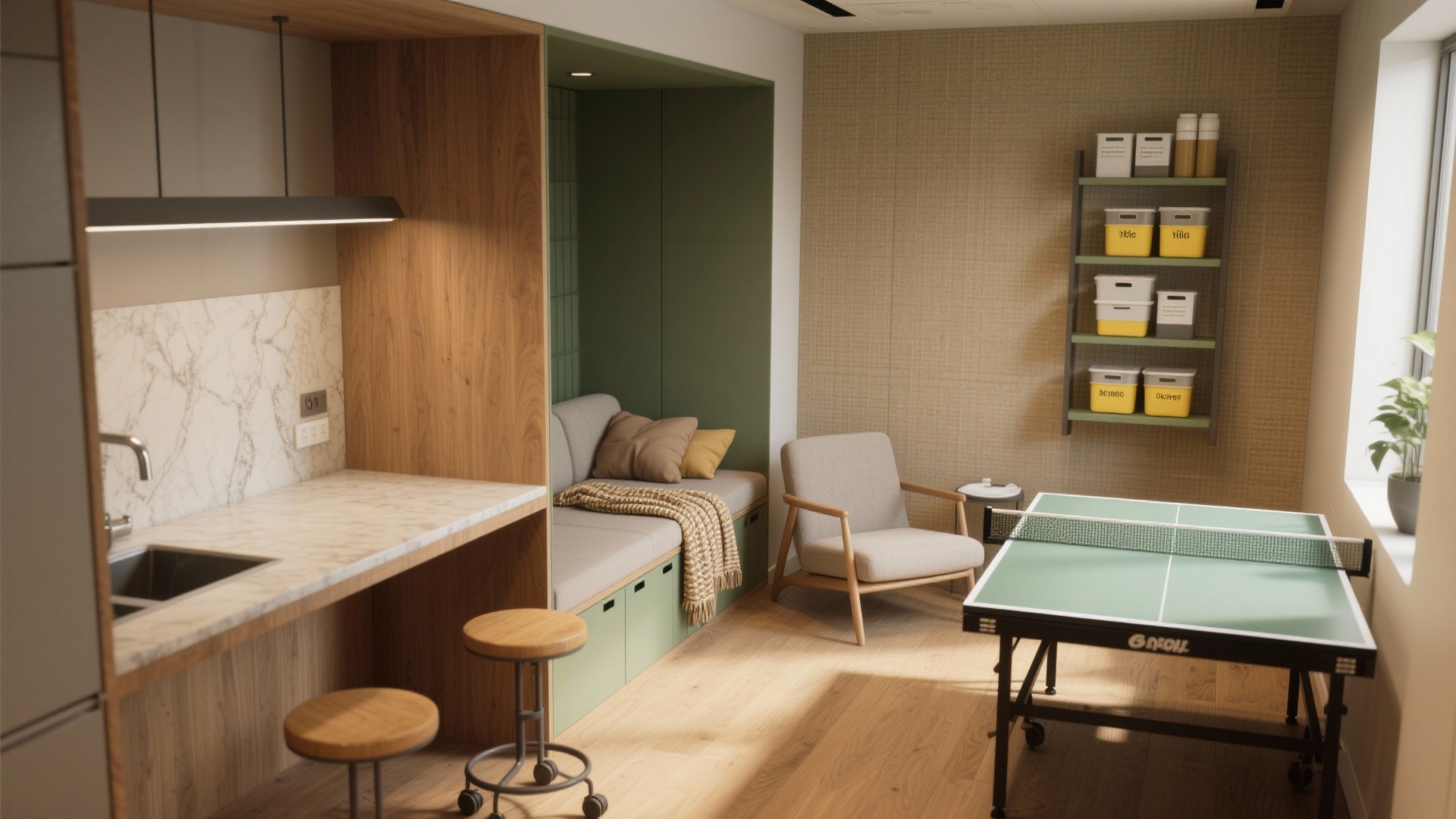 Small Office Break Room Ideas to Fix a Cramped 9 sqm Space
