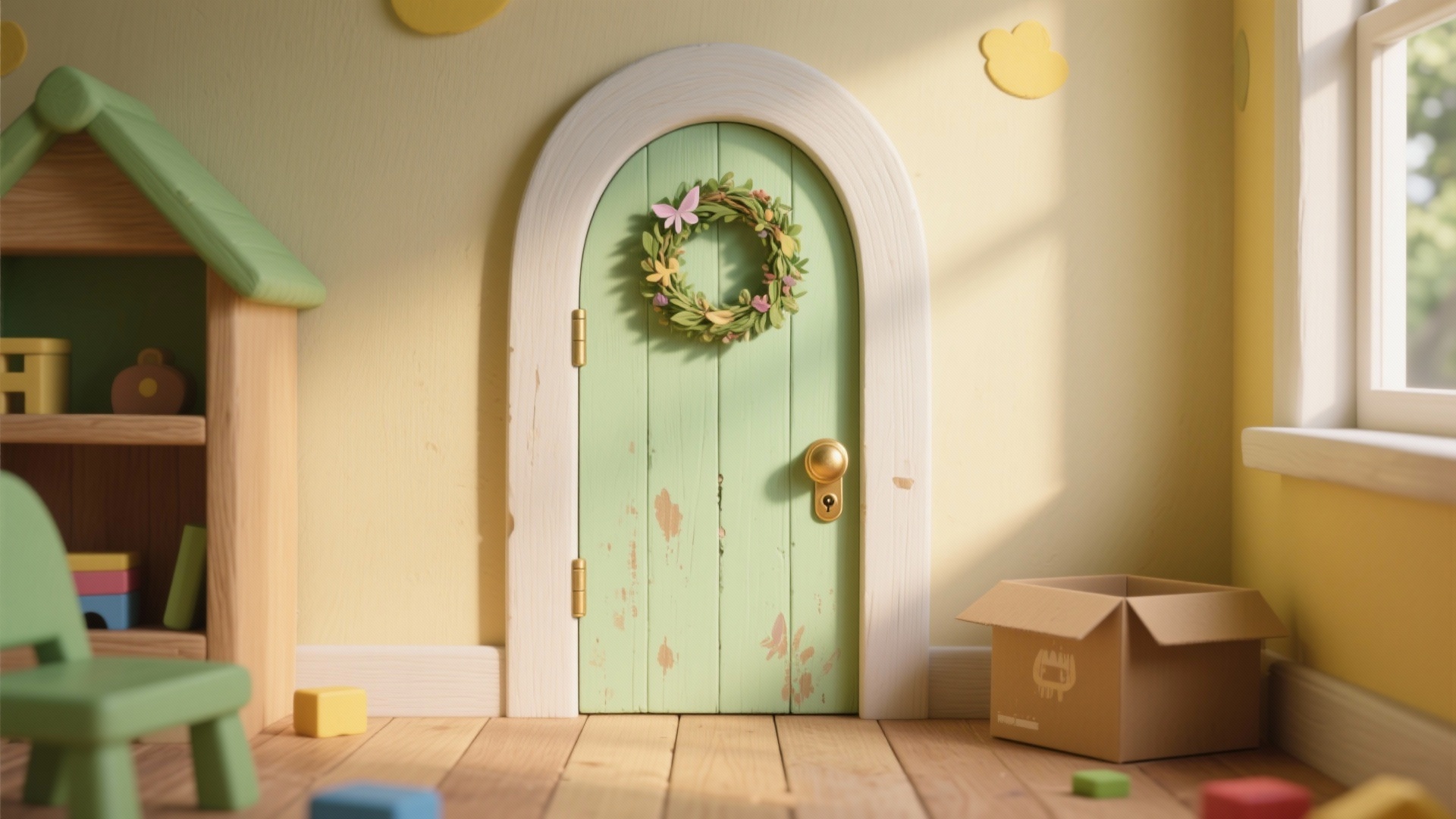 Blank Kids Room Wall? 5 Elf Door Ideas for Small Spaces