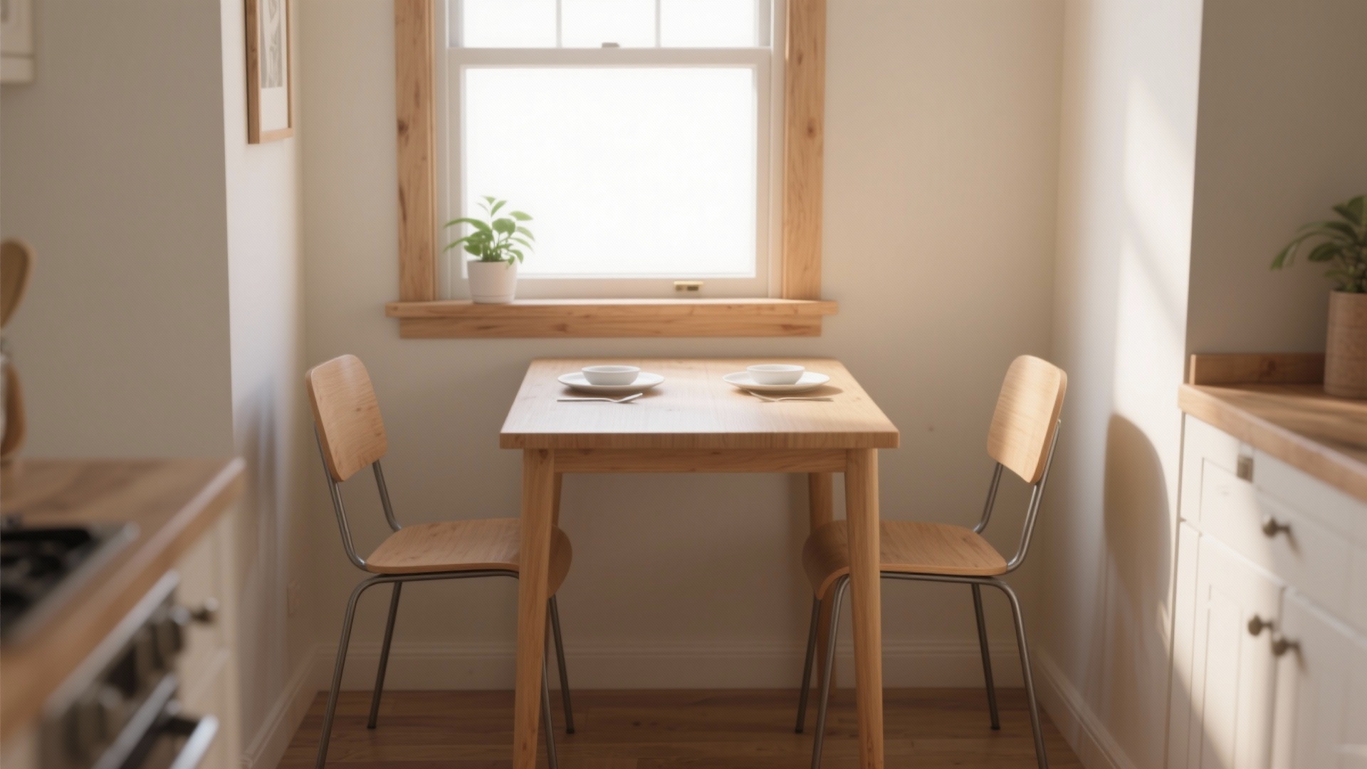 Small Kitchen Table and Two Chairs — 5 Compact Ideas