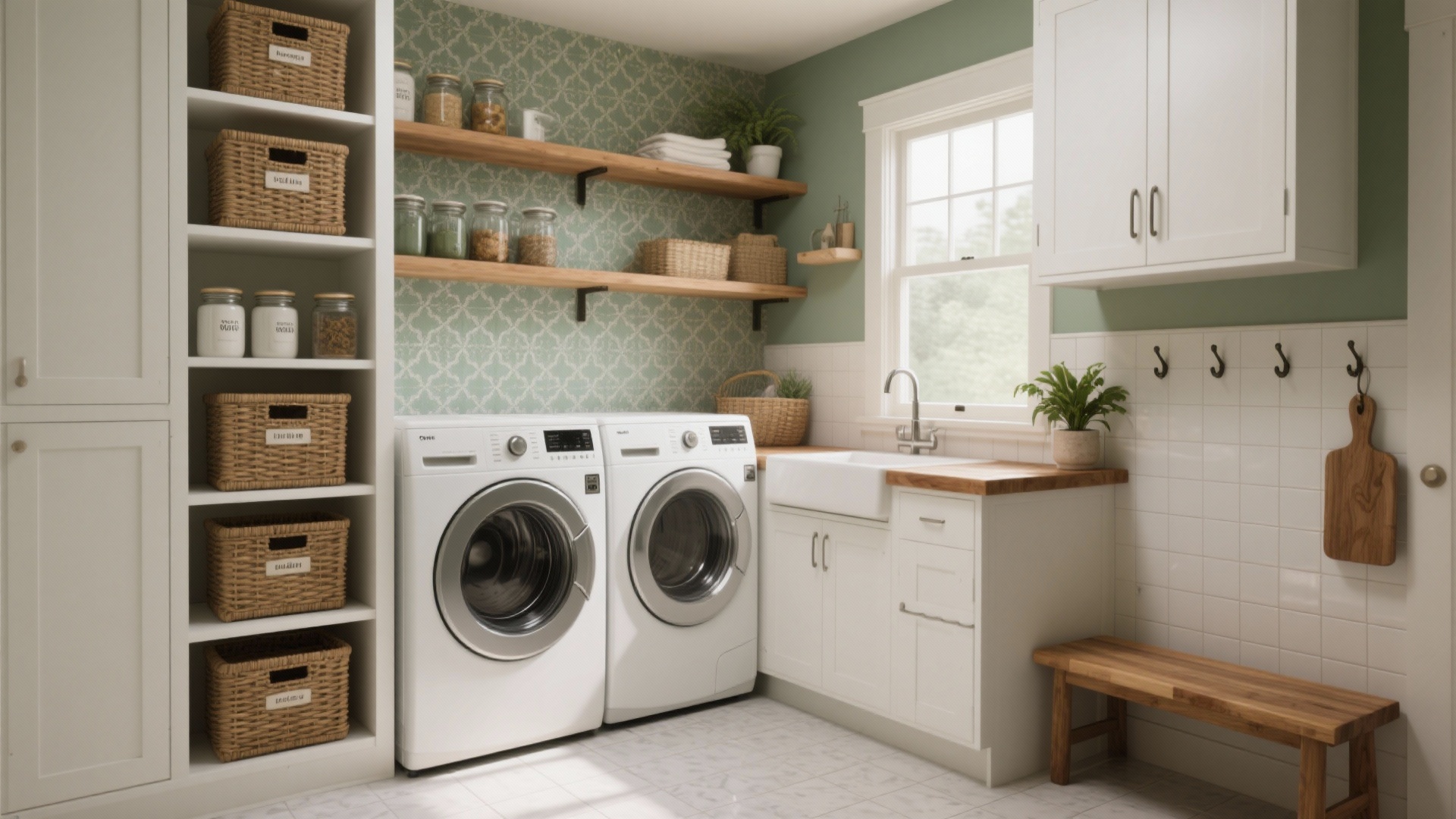 Laundry Room Decorating Ideas: 5 Small-Space Tips