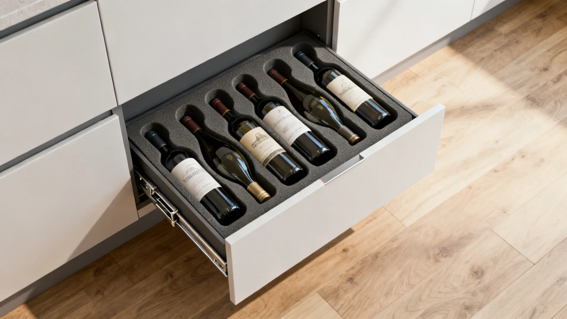 Small Kitchen Wine Rack Ideas When Counters Are Full