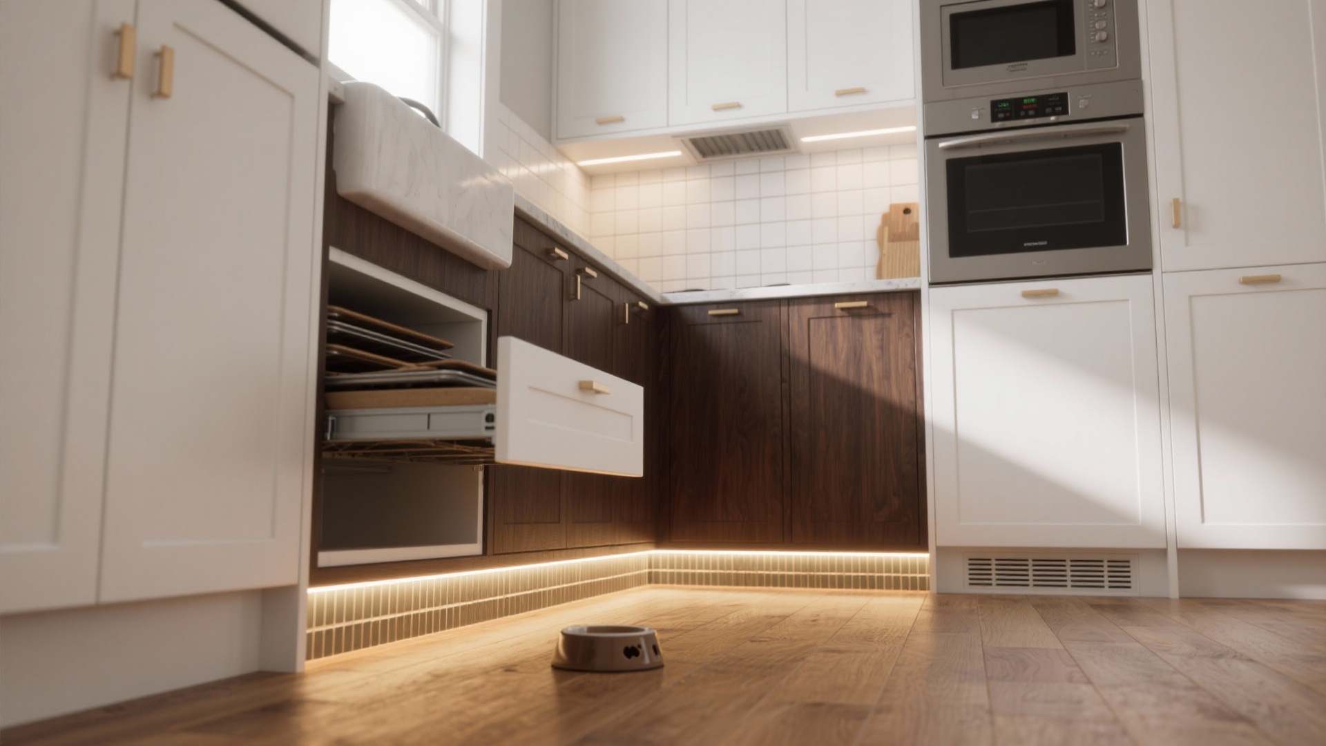 Wasted Space Under Cabinets? 5 Kitchen Cabinet Toe Kick Ideas
