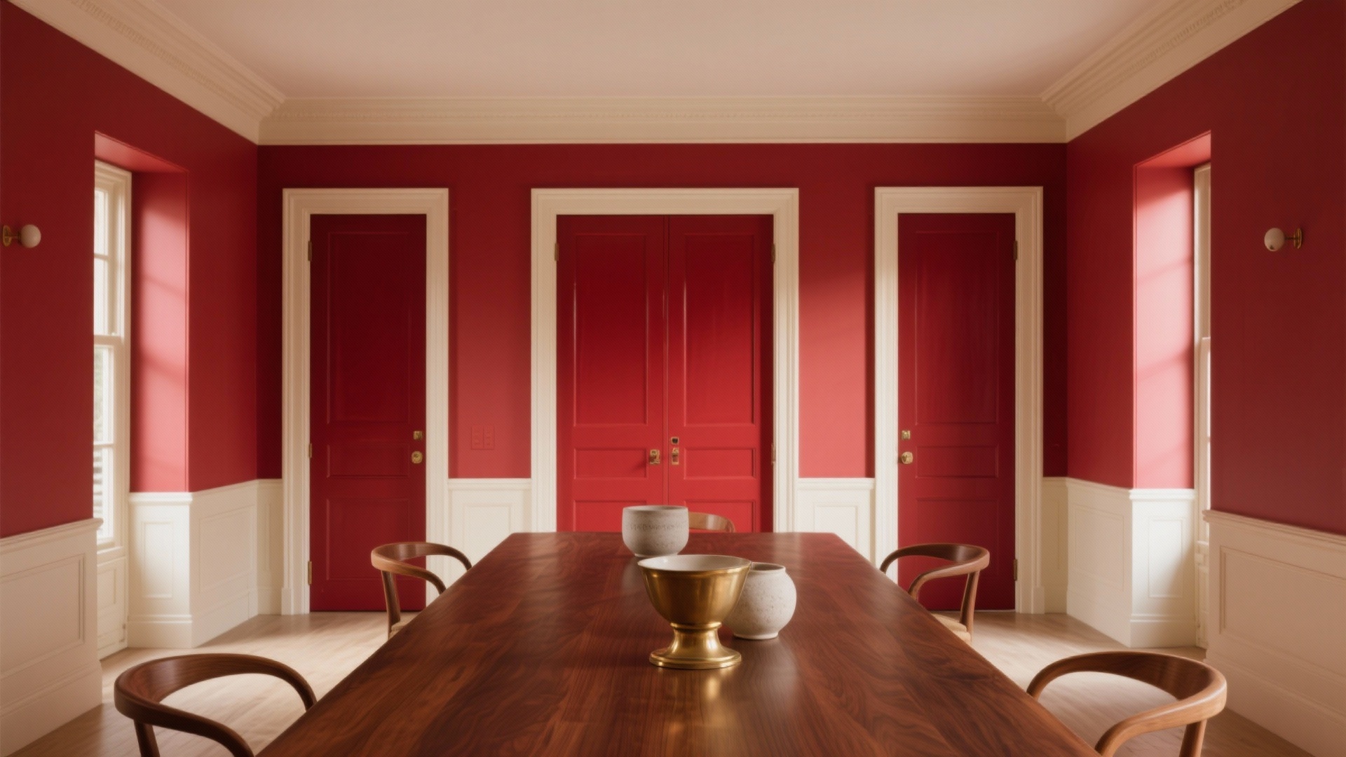 Red Walls Feel Too Intense? 5 Red Wall Design Ideas
