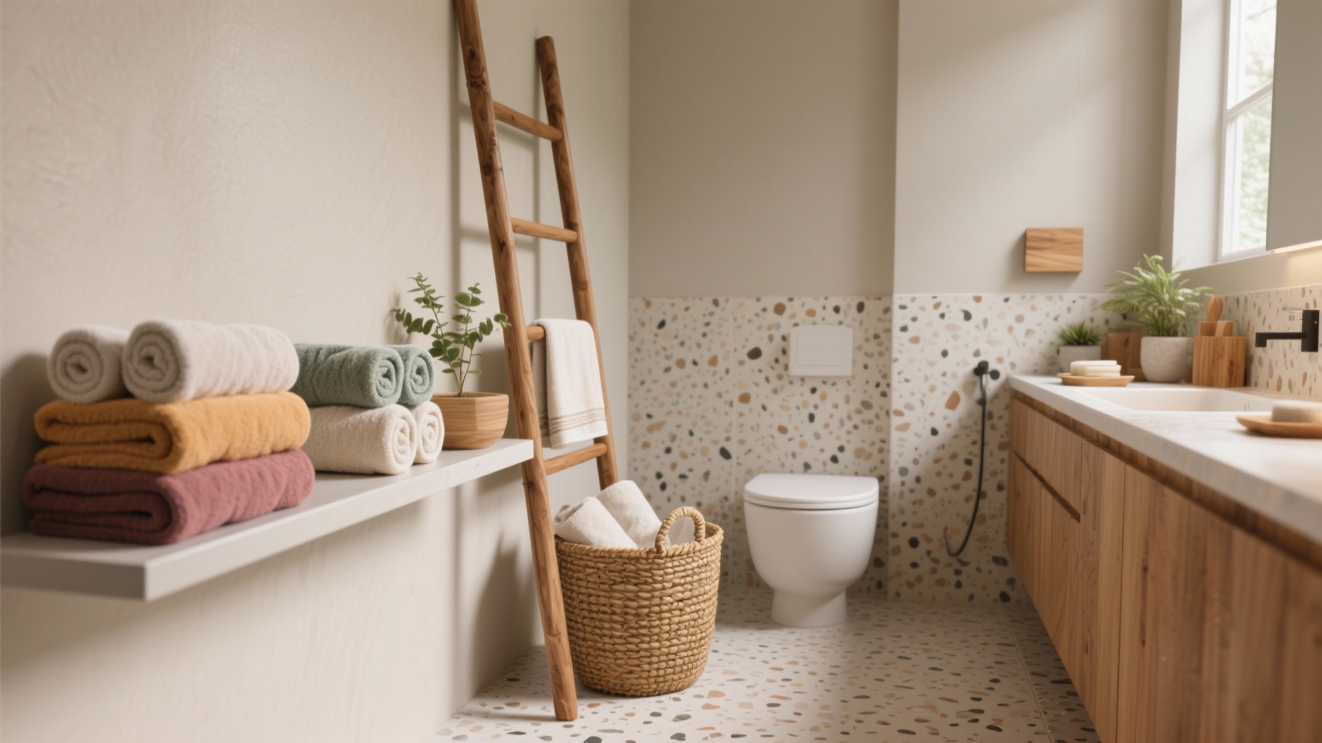 Small Bathroom Looks Messy? 5 Decorative Bathroom Towel Ideas