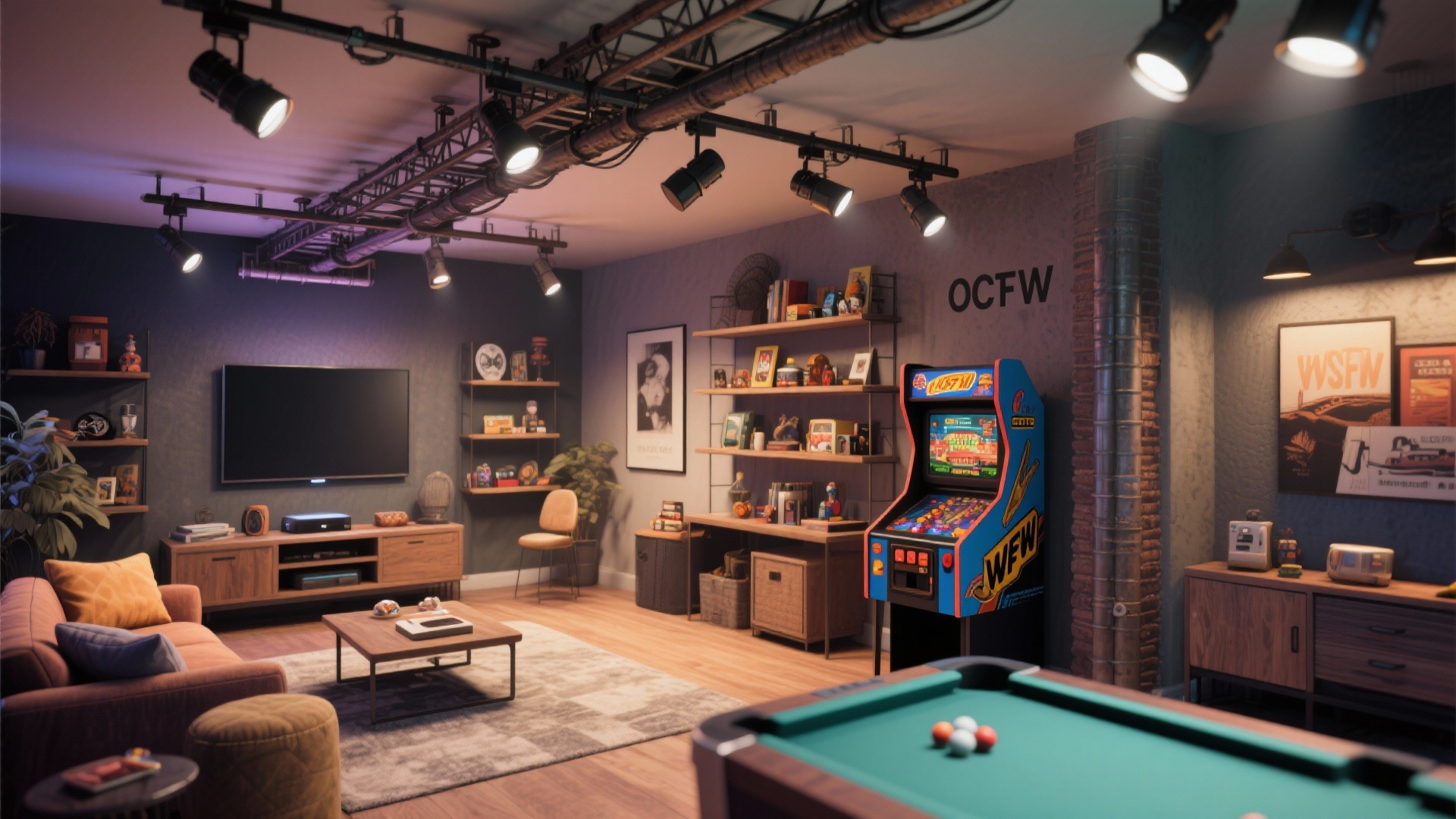 Game Room Ceiling Light — 5 Design Ideas