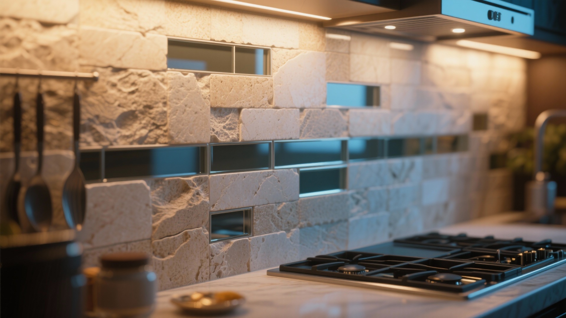10 Travertine Kitchen Backsplash Ideas