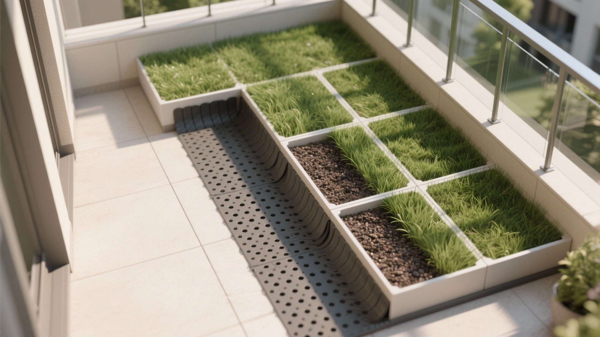 5 Ideas for Balcony Design in First Floor with Grass