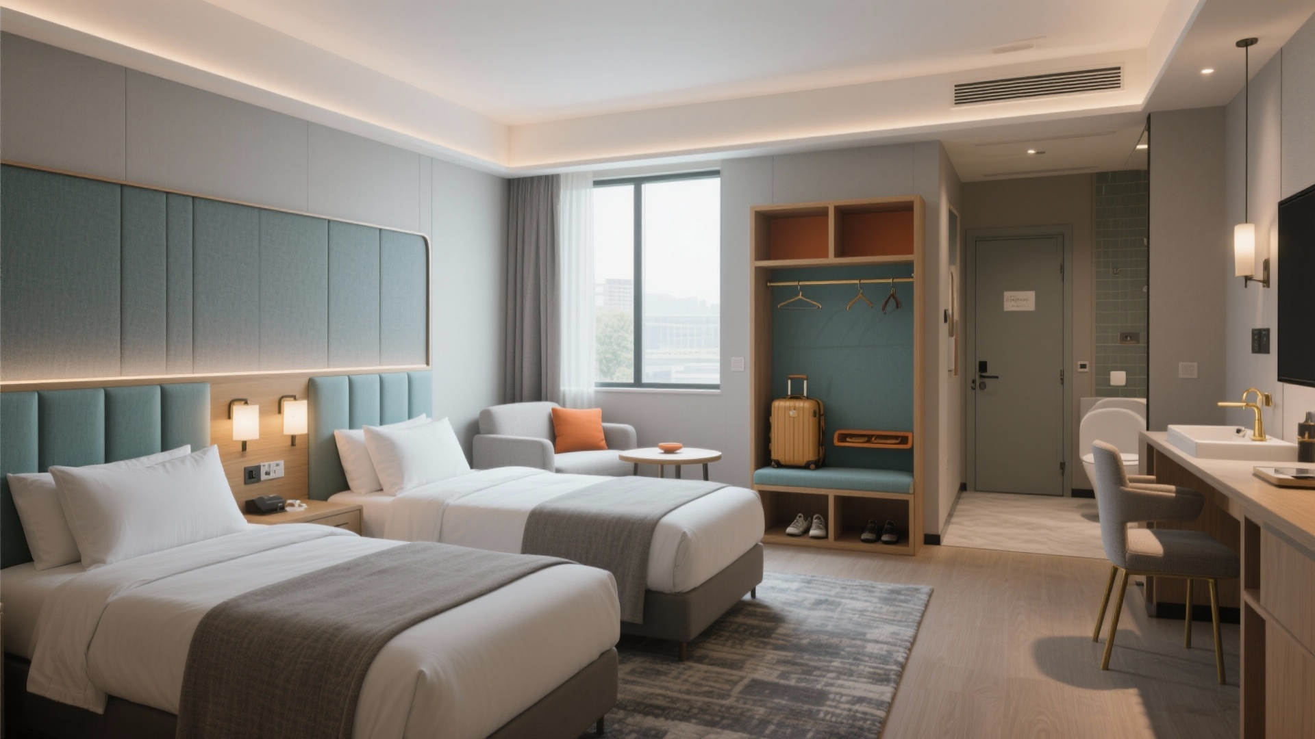 Triple Room Layout Feels Cramped? Fix Space for 3 Guests