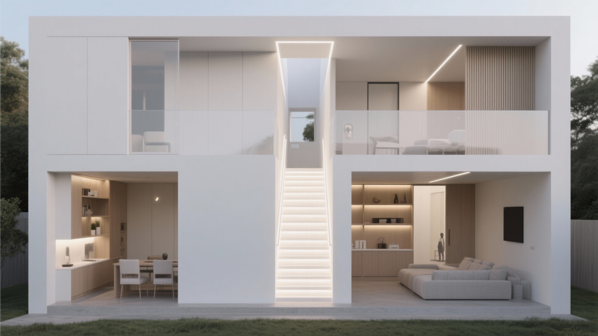 3D Two-Storey Floor Plan: Future-Ready Spatial Interface