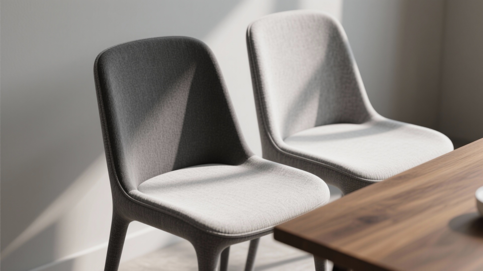 Dining Area Feels Tight? Gray Dining Chairs That Add Space