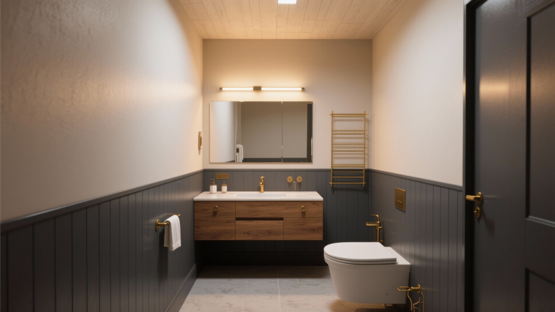 Dark Gray Bathroom Paint: 5 Ideas